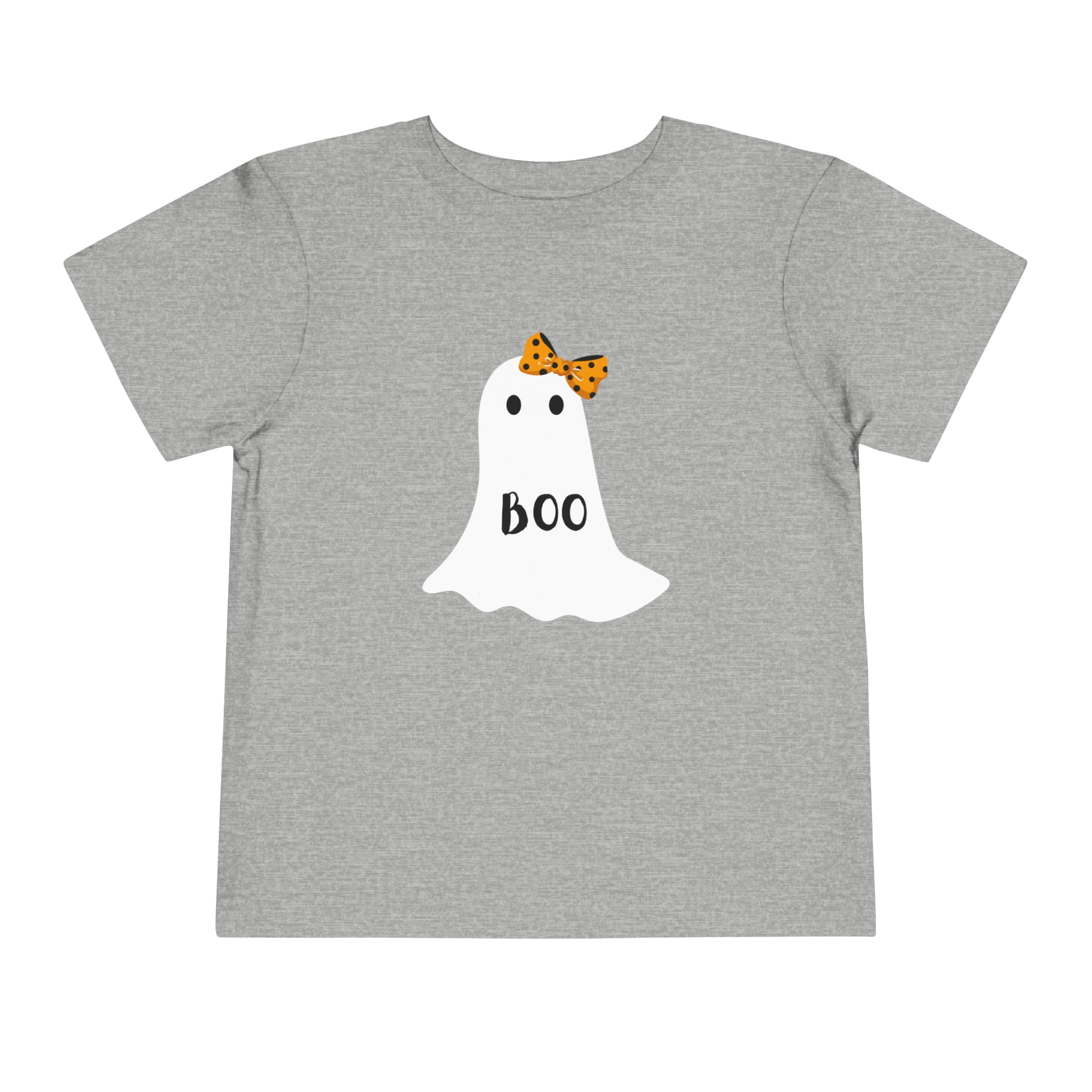 Kids Toddler Ghost with Bow Boo Girls Halloween T-Shirt - Walmart.com