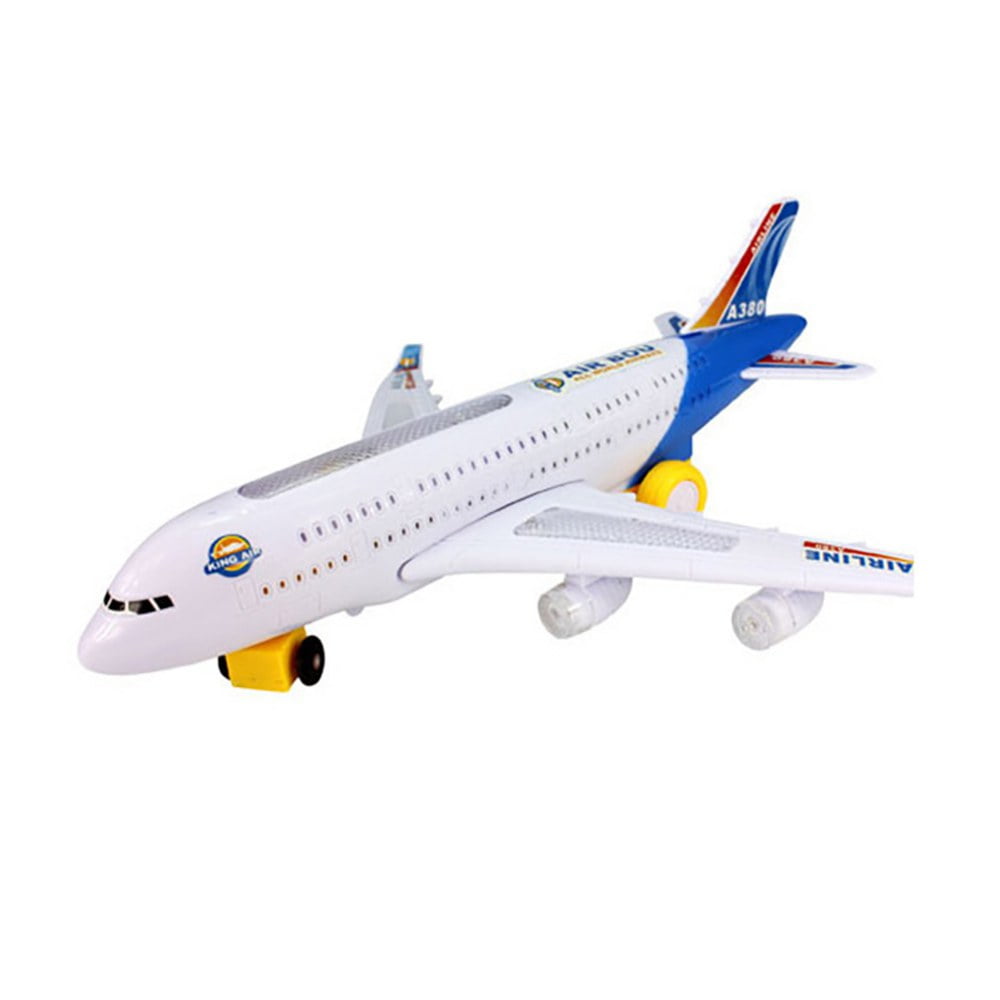 Kids Toddlers Airplane Toys Plane Toy with LED Flashing Lights and ...