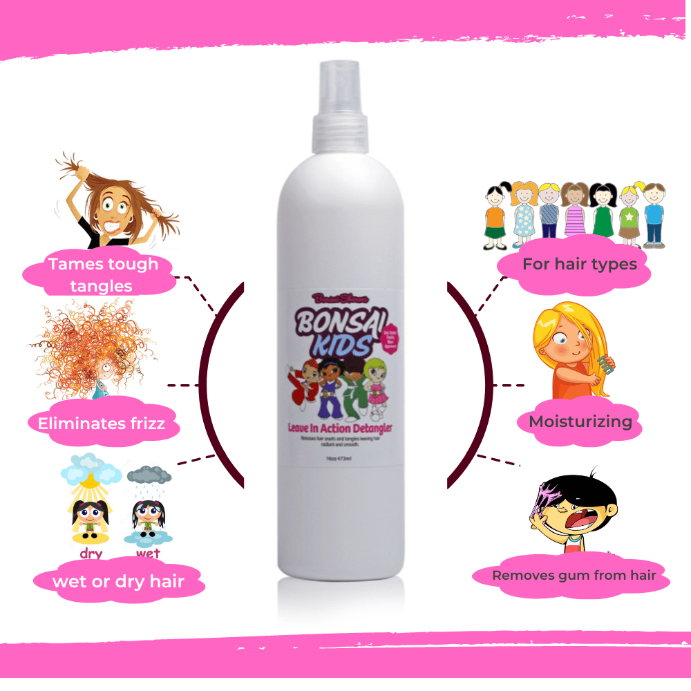 Kids & Toddlers Leave-In Detangler 16.0 fl. oz. No more struggling to ...