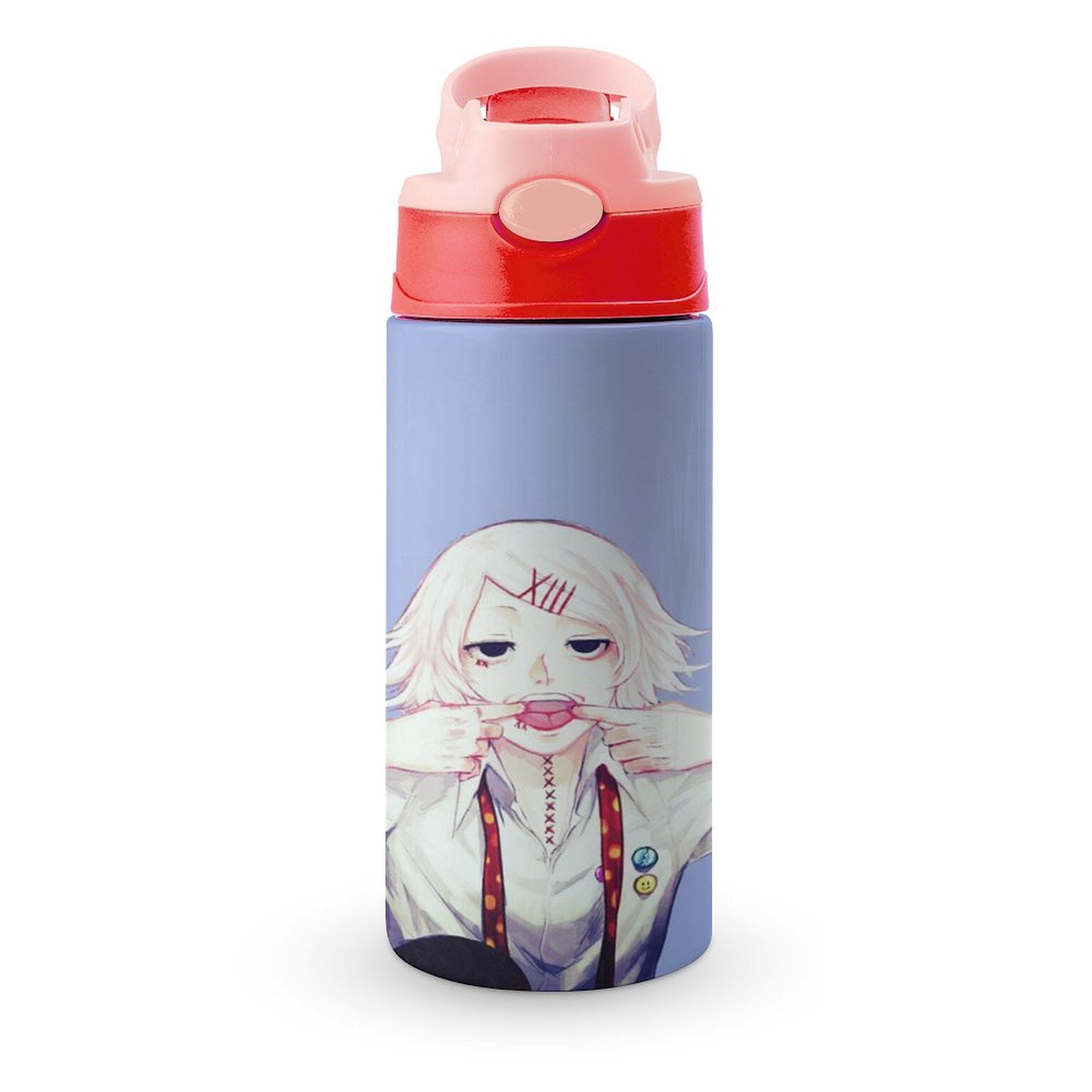 Kids Tokyo Ghoul Water Bottle with Straw Lid Vacuum Insulated Stainless ...