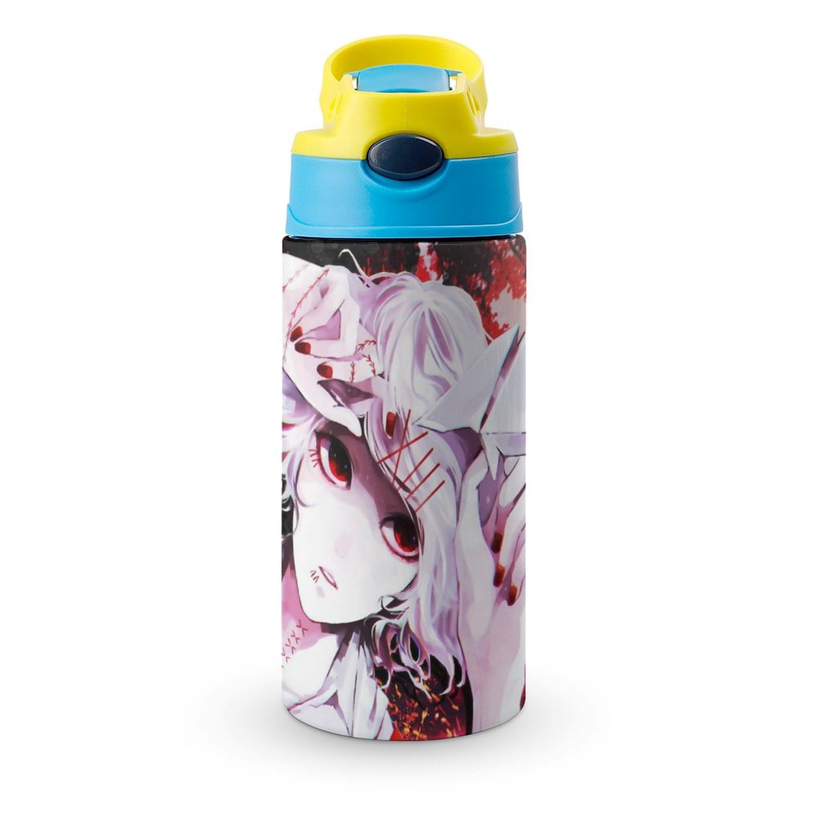 Kids Tokyo Ghoul Water Bottle with Straw Lid Vacuum Insulated Stainless ...