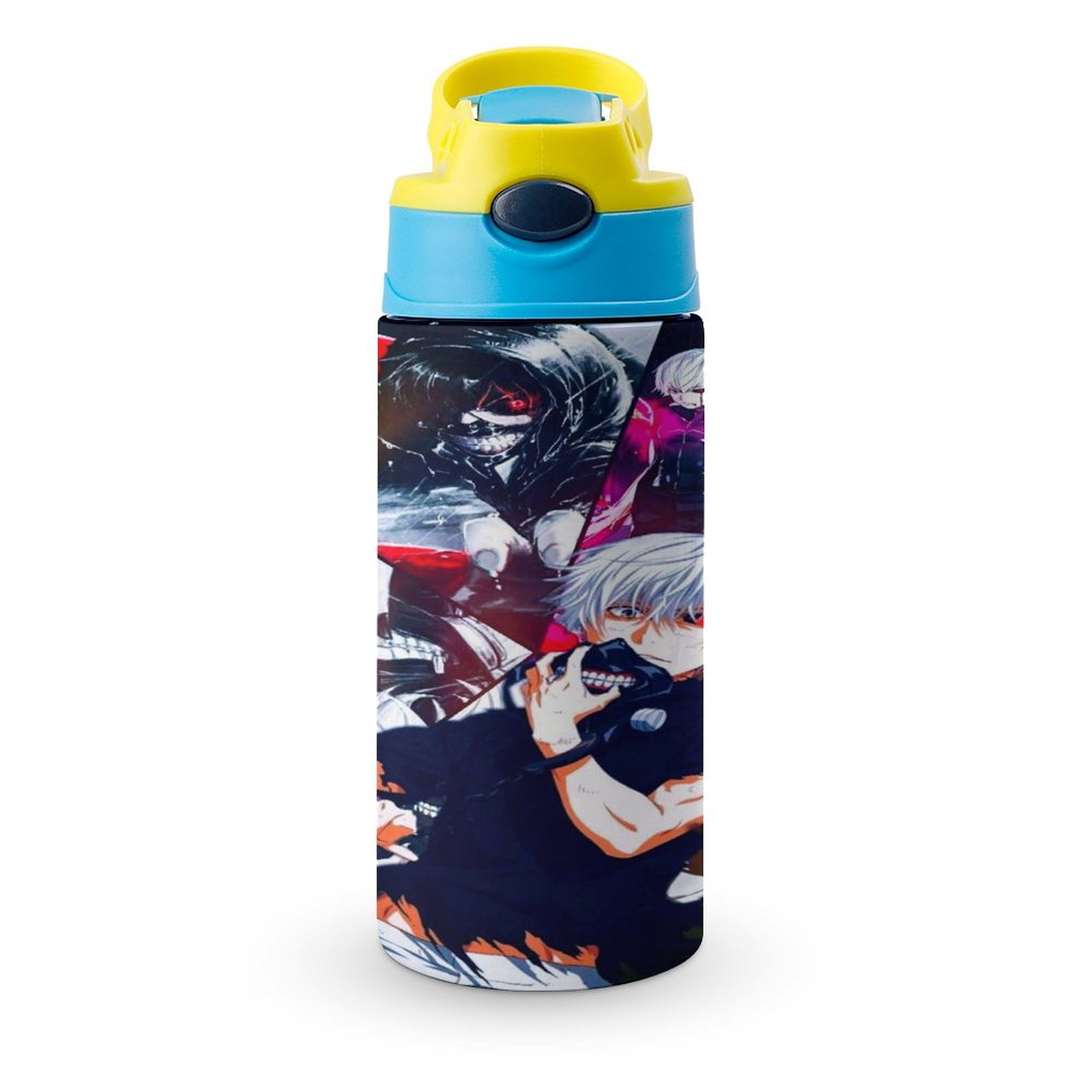 Kids Tokyo Ghoul Water Bottle with Straw Lid Vacuum Insulated Stainless ...