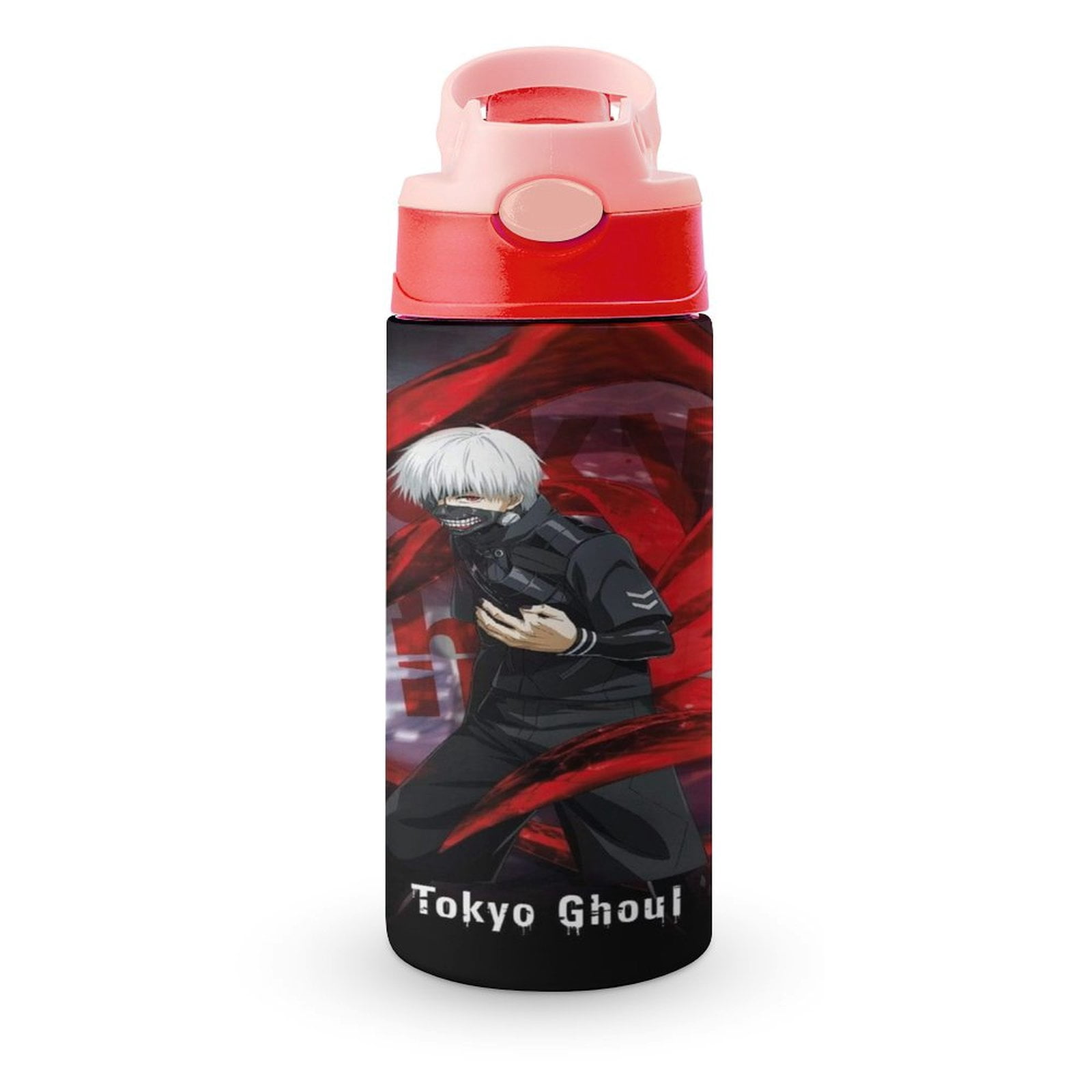 Kids Tokyo Ghoul Water Bottle with Straw Lid Vacuum Insulated Stainless ...