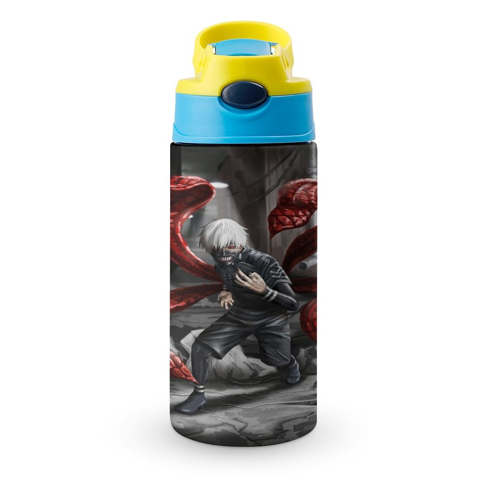 Kids Tokyo Ghoul Water Bottle with Straw Lid Vacuum Insulated Stainless ...