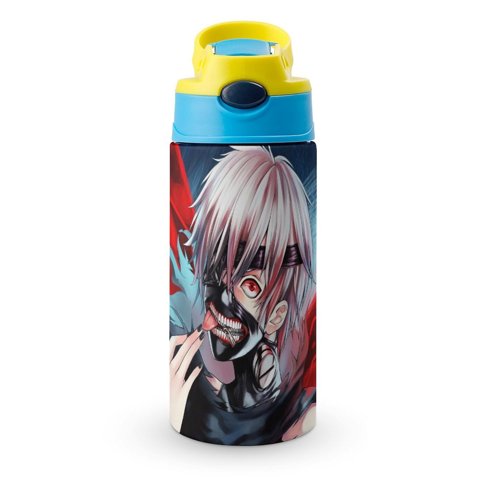 Kids Tokyo Ghoul Water Bottle with Straw Lid Vacuum Insulated Stainless ...