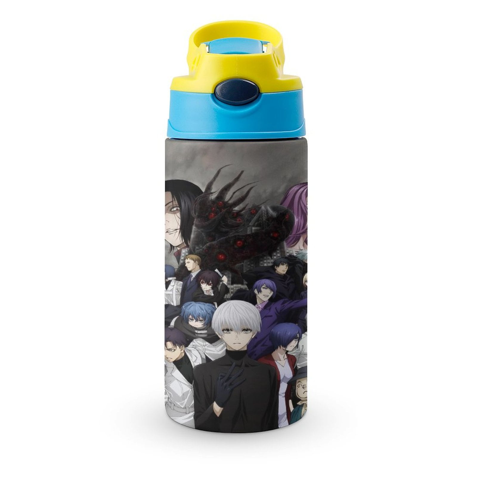 Kids Tokyo Ghoul Water Bottle with Straw Lid Vacuum Insulated Stainless ...
