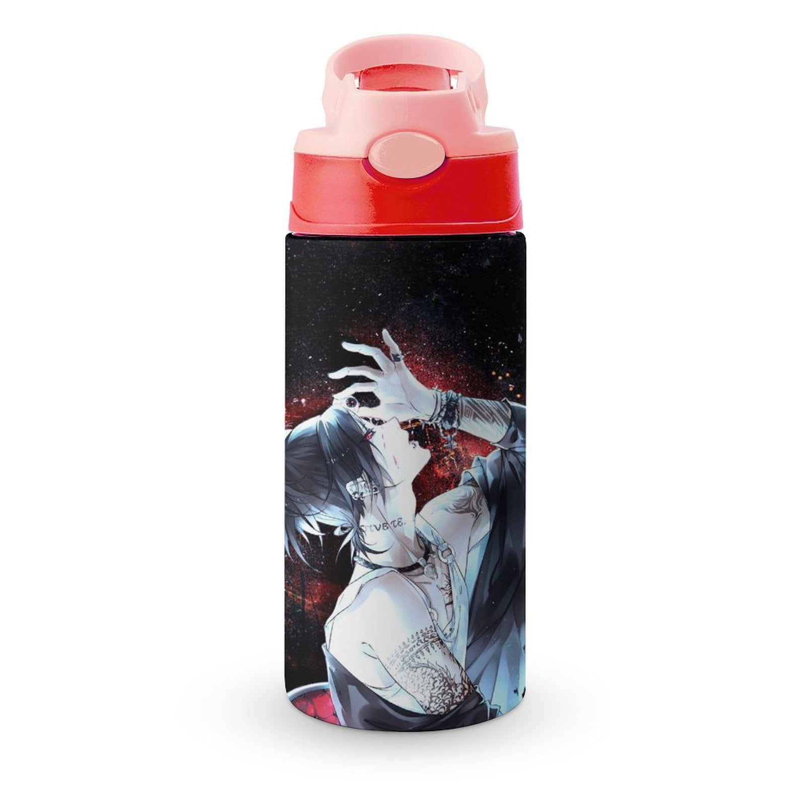 Kids Tokyo Ghoul Water Bottle with Straw Lid Vacuum Insulated Stainless ...