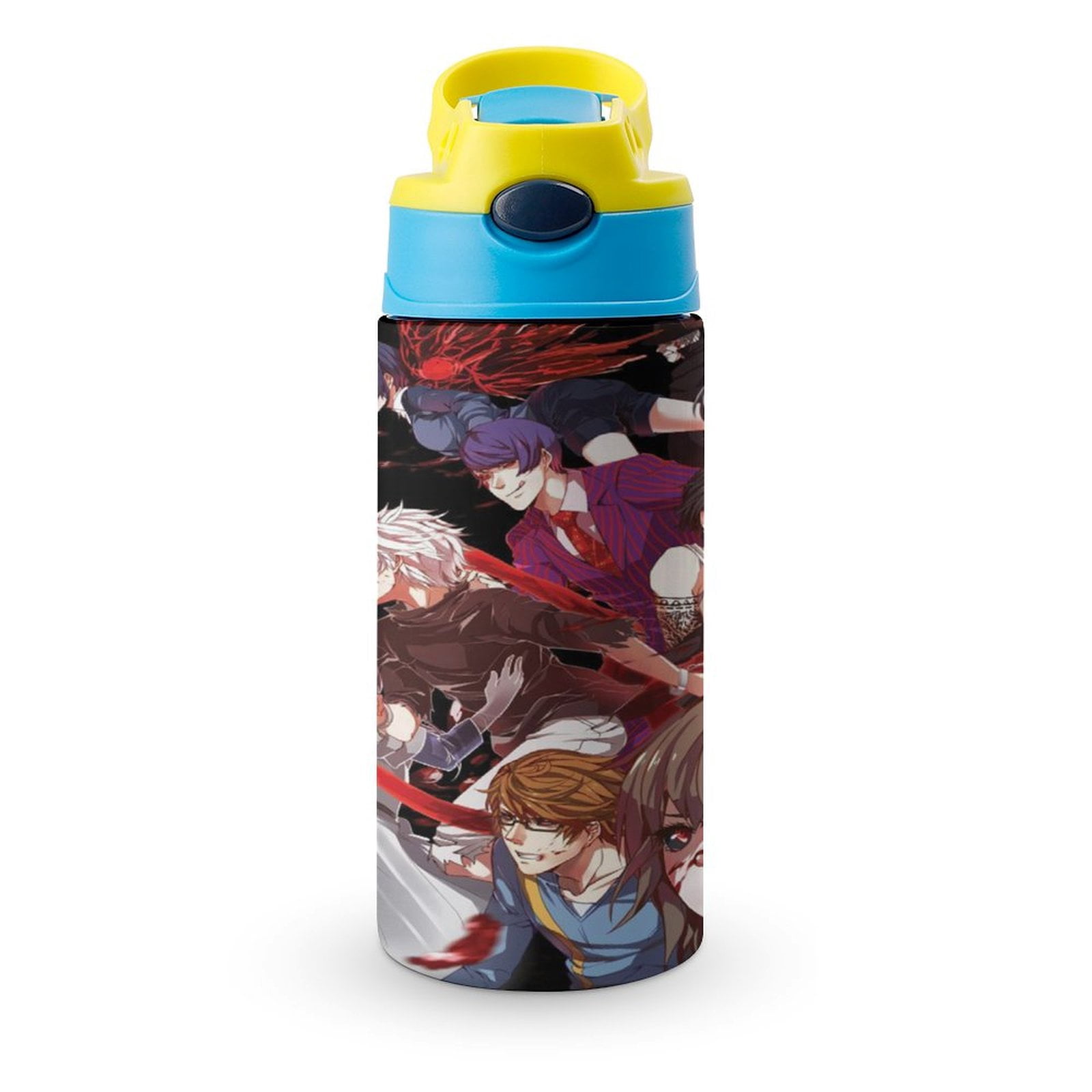 Kids Tokyo Ghoul Water Bottle with Straw Lid Vacuum Insulated Stainless ...