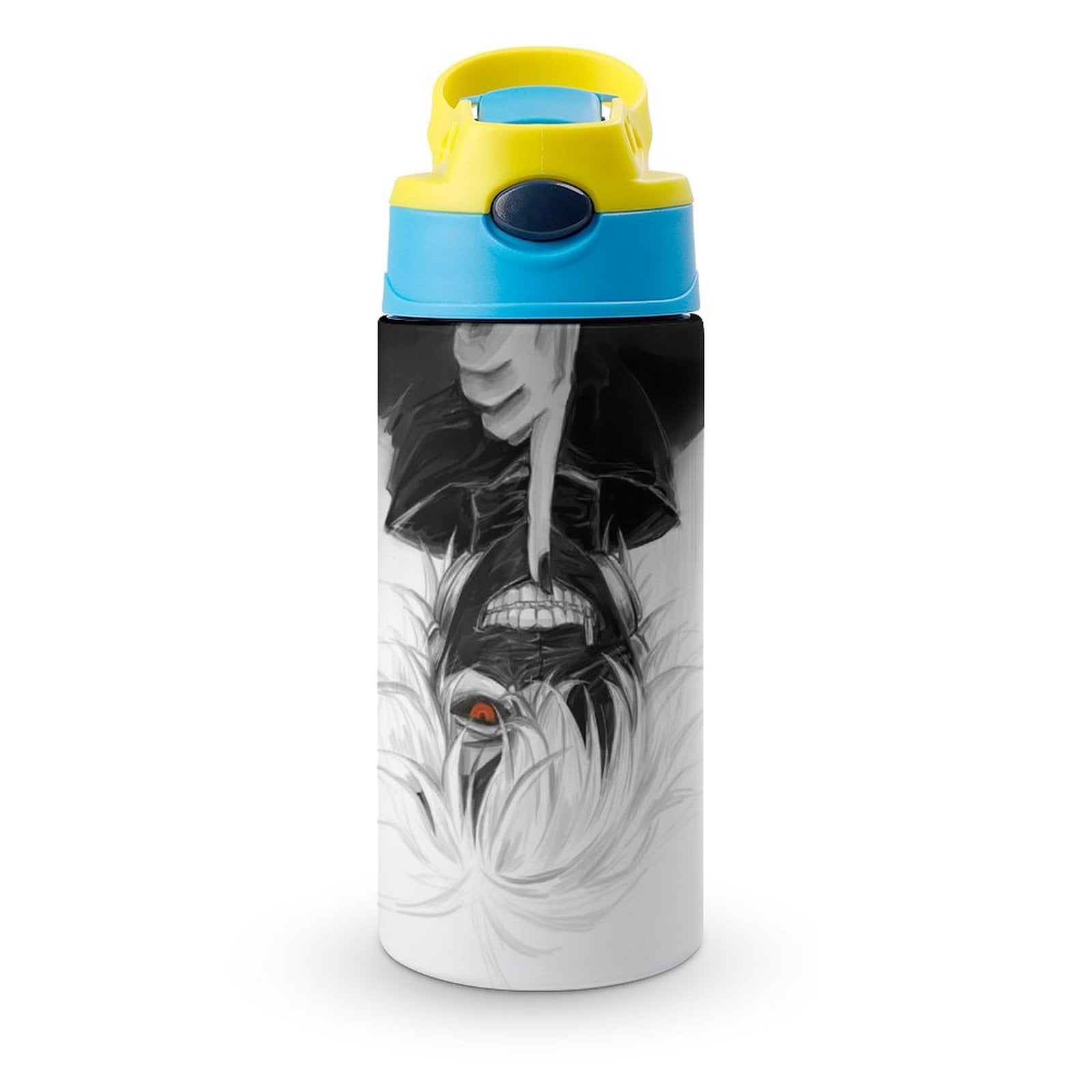 Kids Tokyo Ghoul Water Bottle with Straw Lid Vacuum Insulated Stainless ...