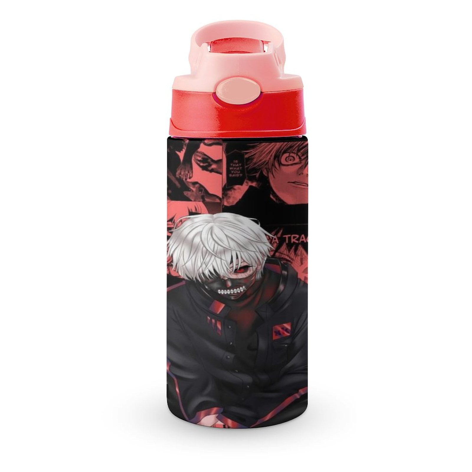 Kids Tokyo Ghoul Water Bottle with Straw Lid Vacuum Insulated Stainless ...