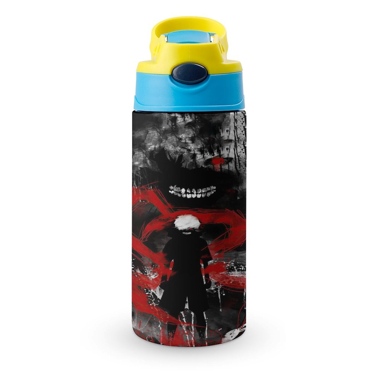 Kids Tokyo Ghoul Water Bottle with Straw Lid Vacuum Insulated Stainless ...