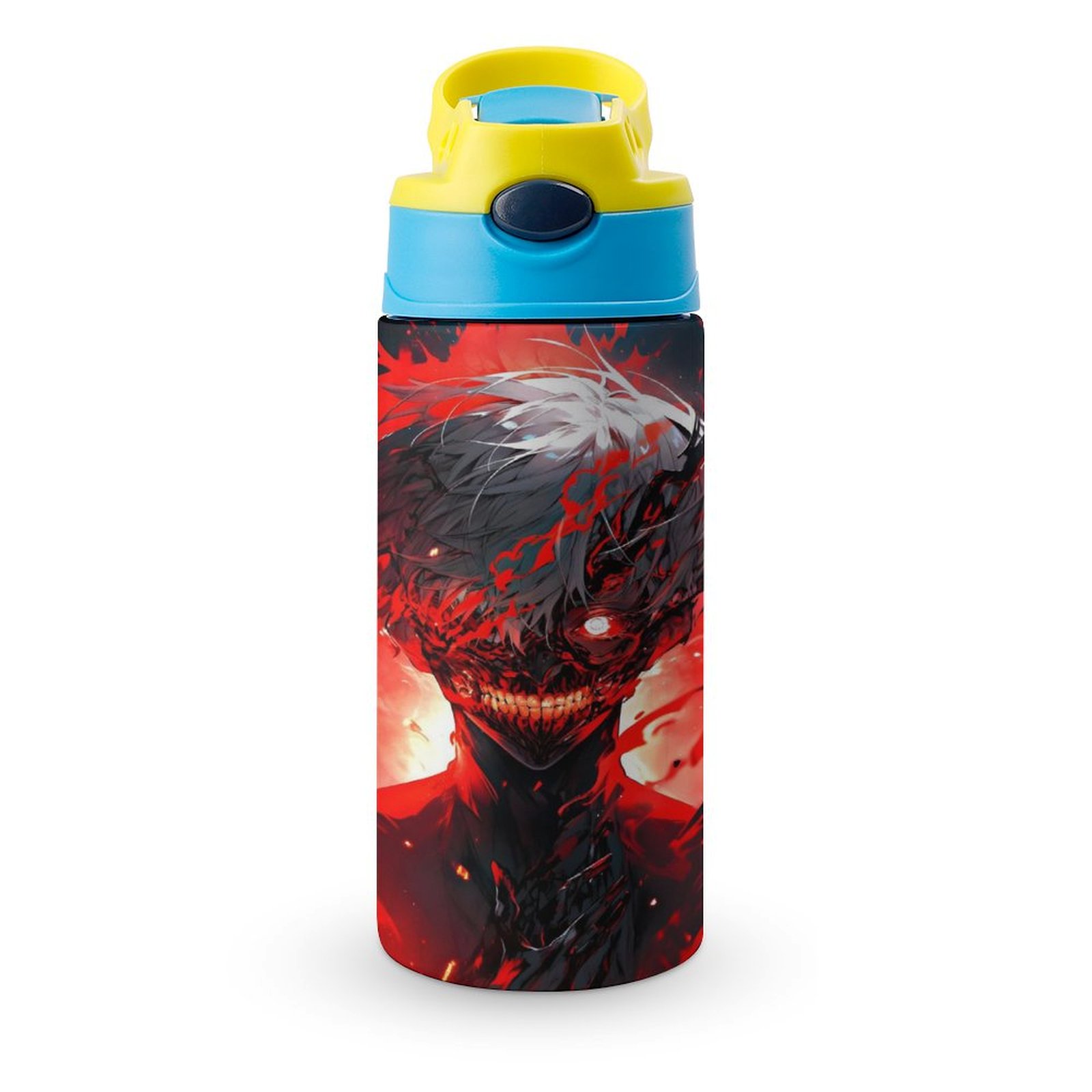 Kids Tokyo Ghoul Water Bottle with Straw Lid Vacuum Insulated Stainless ...