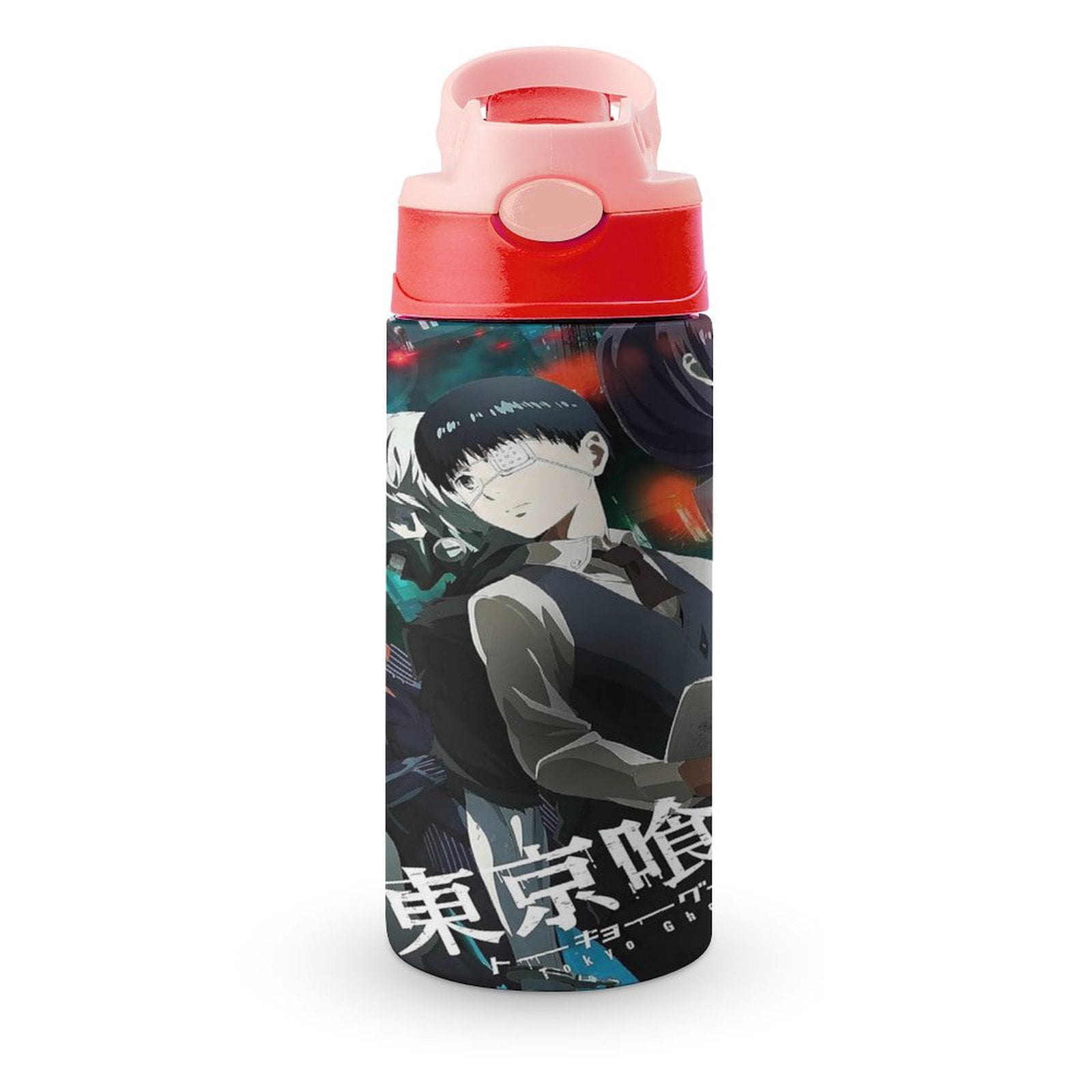 Kids Tokyo Ghoul Water Bottle with Straw Lid Vacuum Insulated Stainless ...