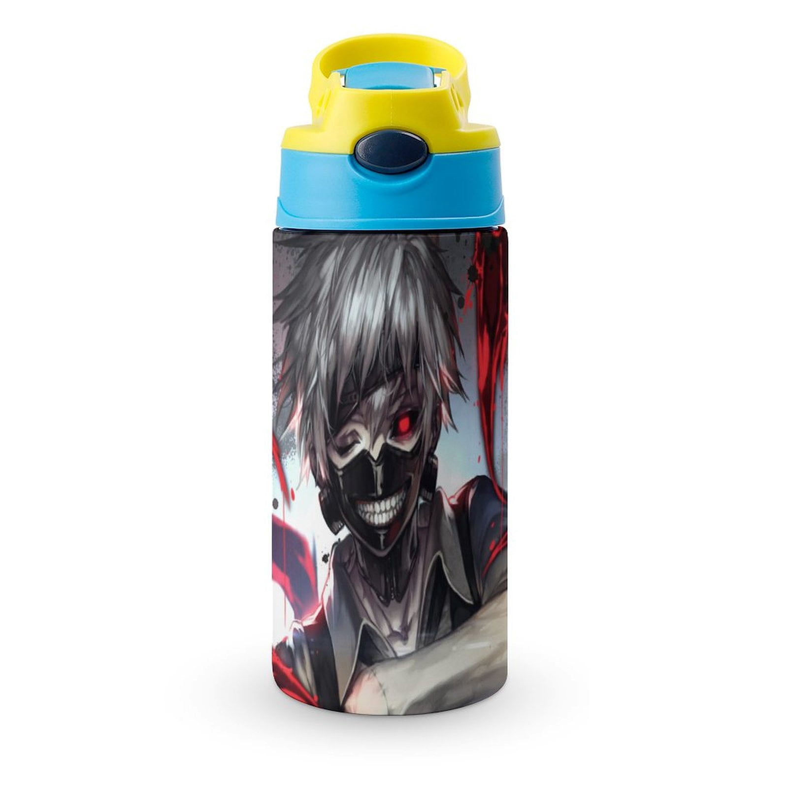 Kids Tokyo Ghoul Water Bottle with Straw Lid Vacuum Insulated Stainless ...