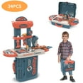 Kids Tool Set - 34 PCS Pretend Play Toolbox Toy Set for Toddler, Kids ...