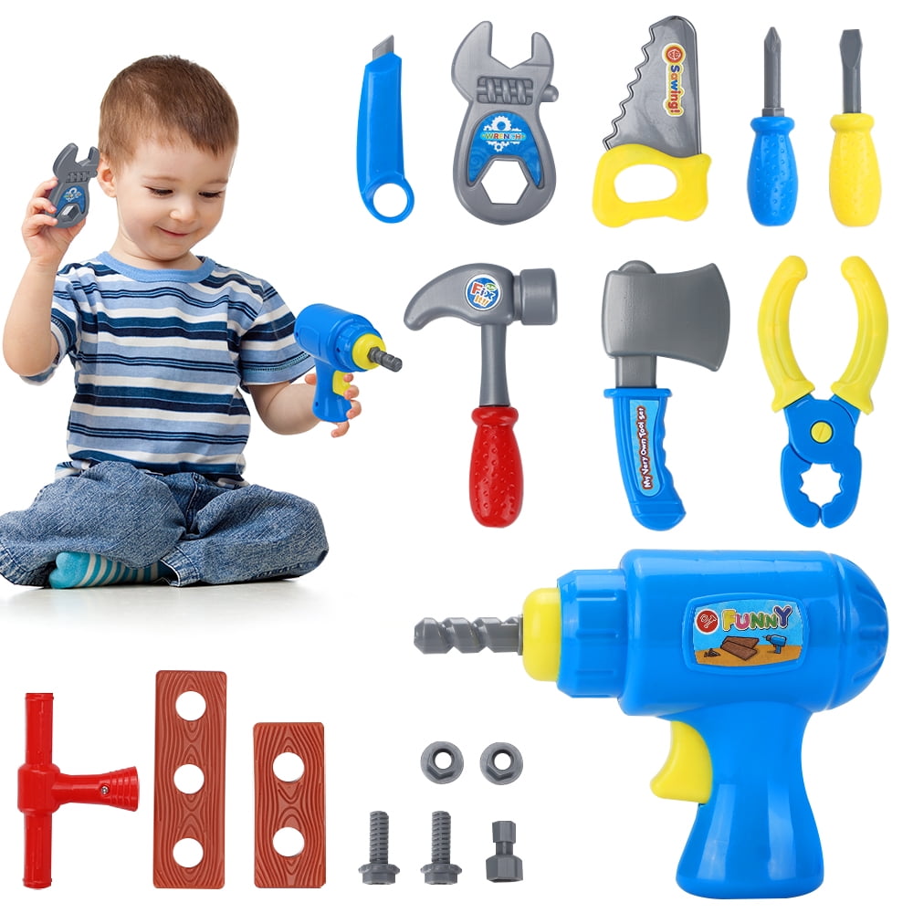 Walmart Kids Tool Set & Builder Toolbox - Pretend Play Construction Kit ...