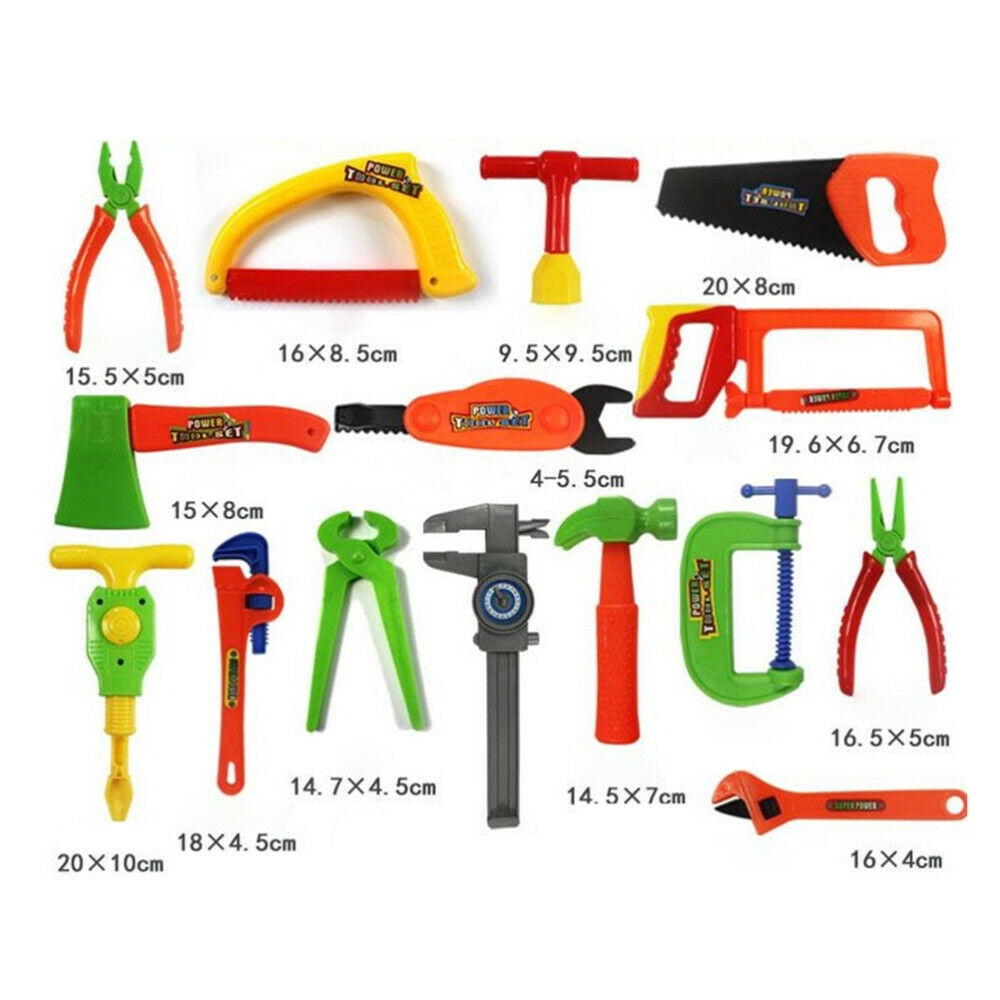 Kids Tools DIY Kit Pretend Play Mechanic Construction Toys Set Child ...
