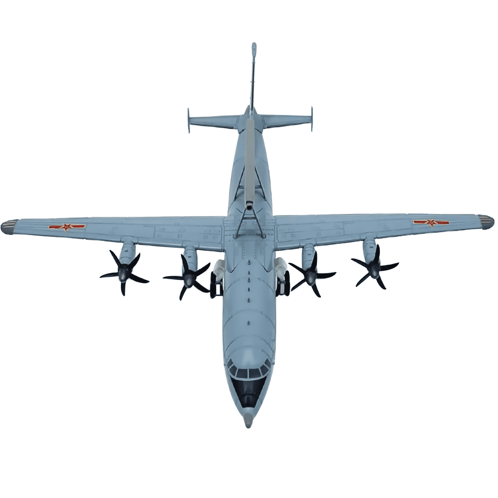 Kids Toy China KJ-200 Airborne Warning Alloy Aircraft Model 1:200 Scale ...