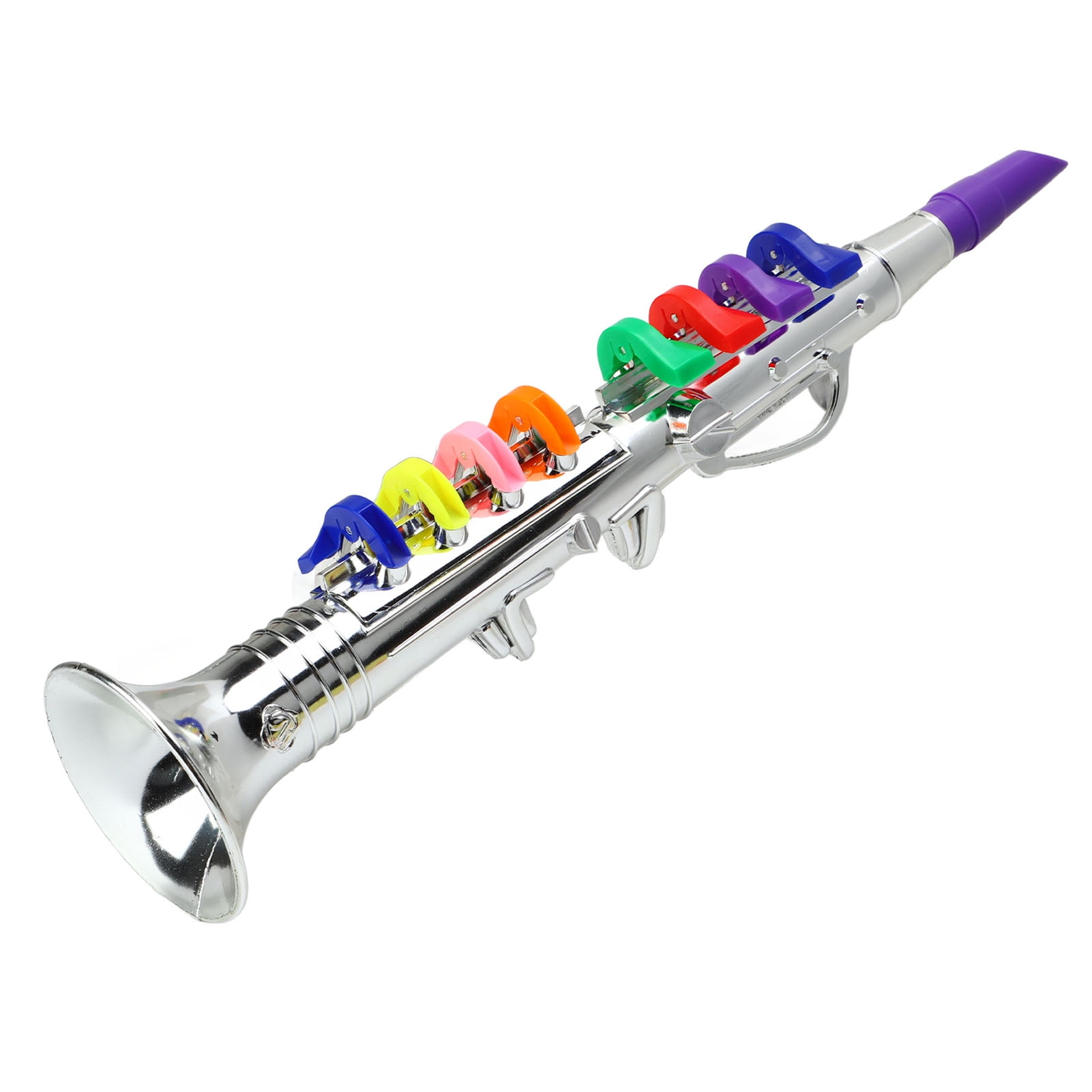 Kids Toy Clarinet, Plastic Saxophone Wind Instrument for Toddlers, Easy ...