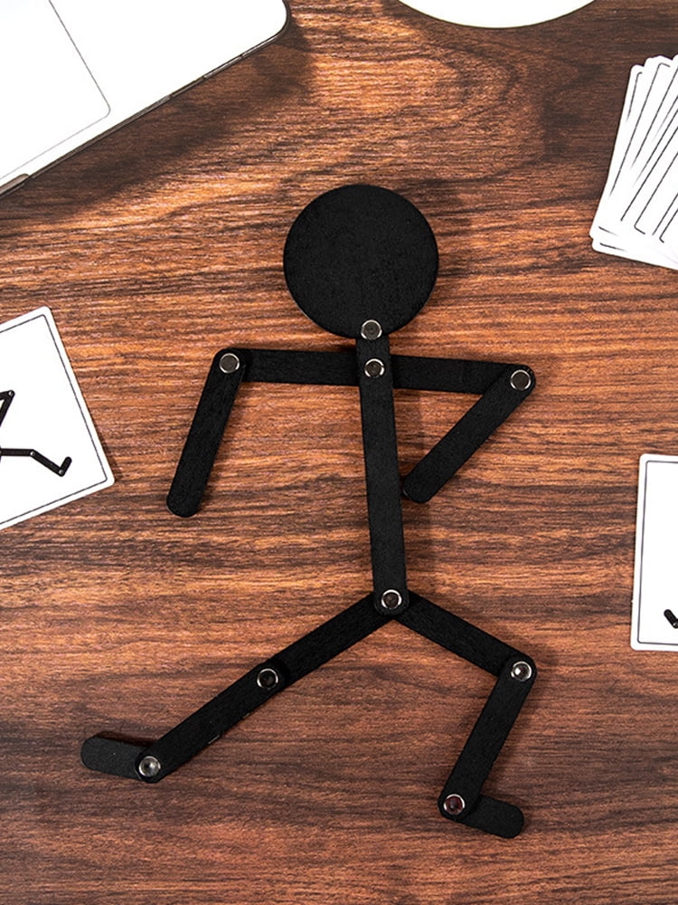 Kids Toy Creative Durable Gift Wood Stickman Puzzle Toys - Walmart.com