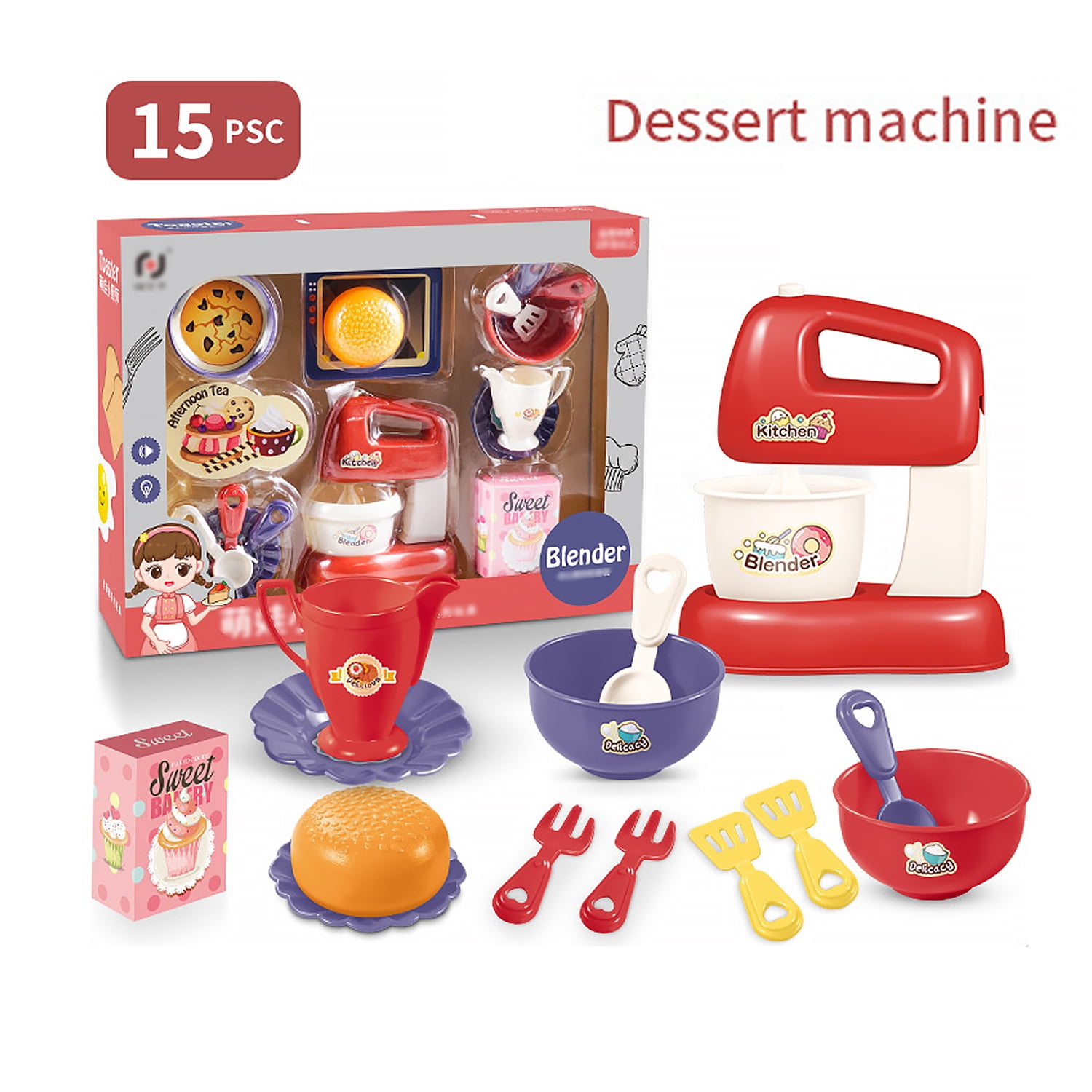 Kids Toy Kitchen Sets, Play Kitchen Accessories for Kids Ages 4-8 3-5 ...