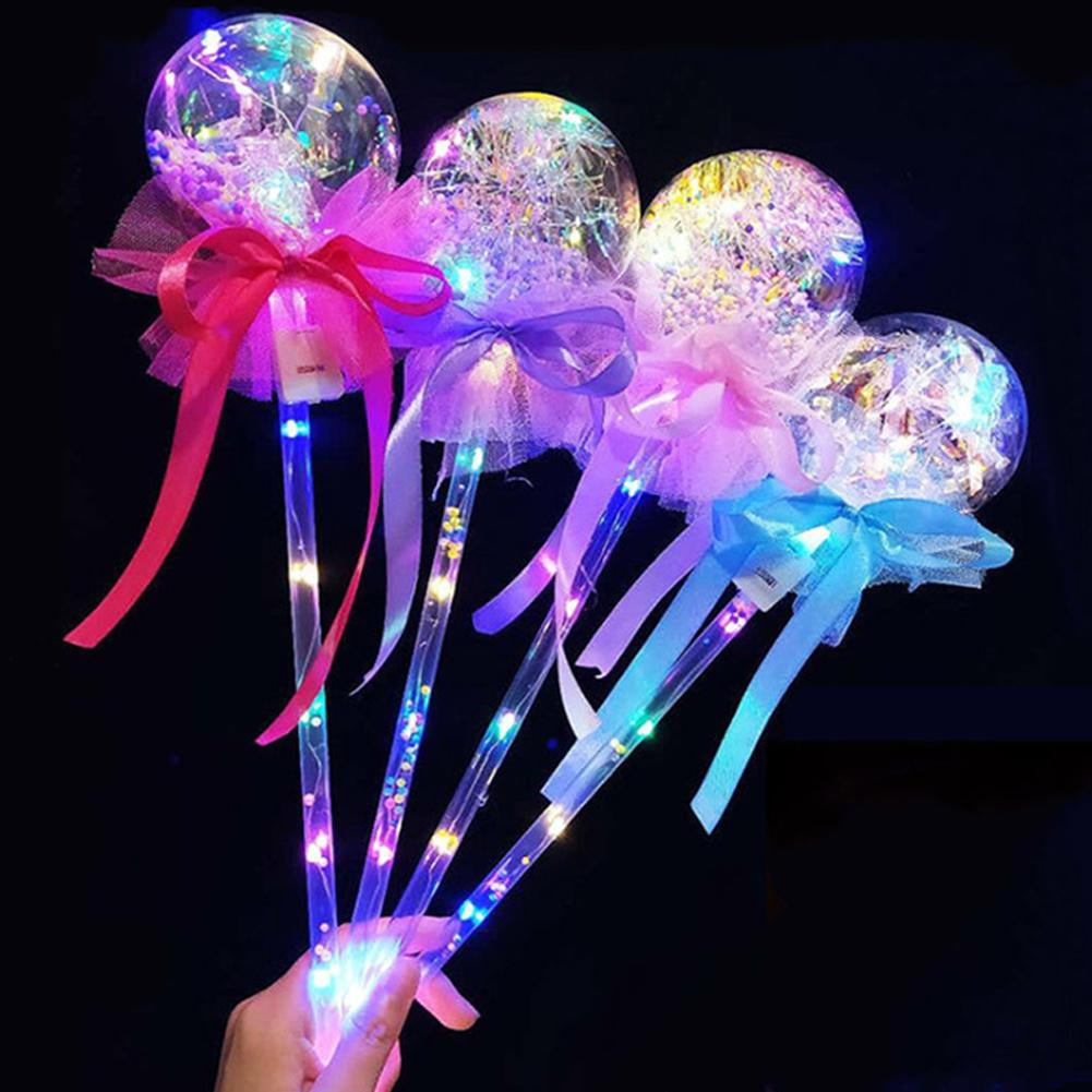 Kids Toy Magic Light-up Ball Wand Glow Stick LED Magic Rave Fairy Toy ...