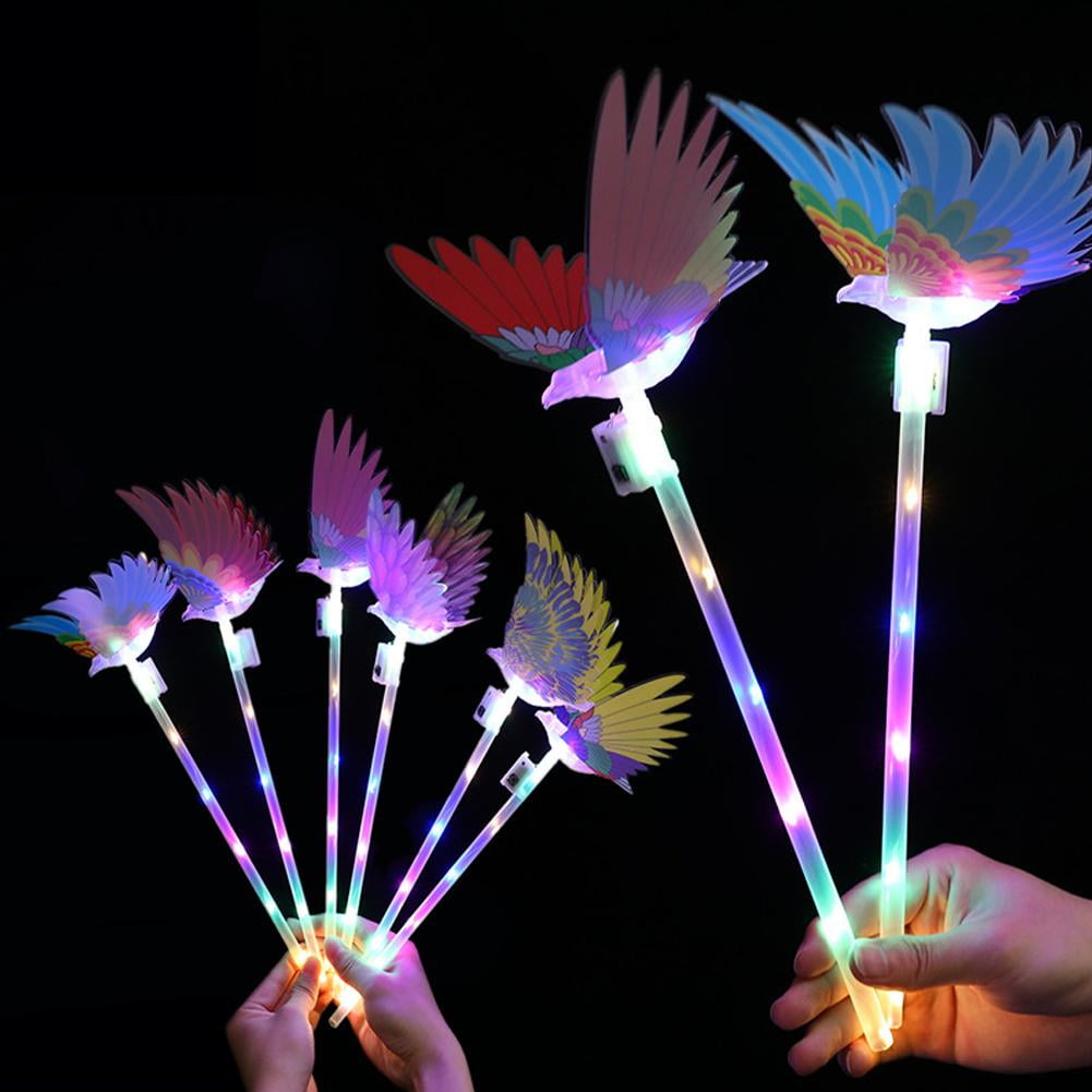 Kids Toy Magic Light-up Ball Wand Glow Stick LED Magic Rave Fairy Toy ...