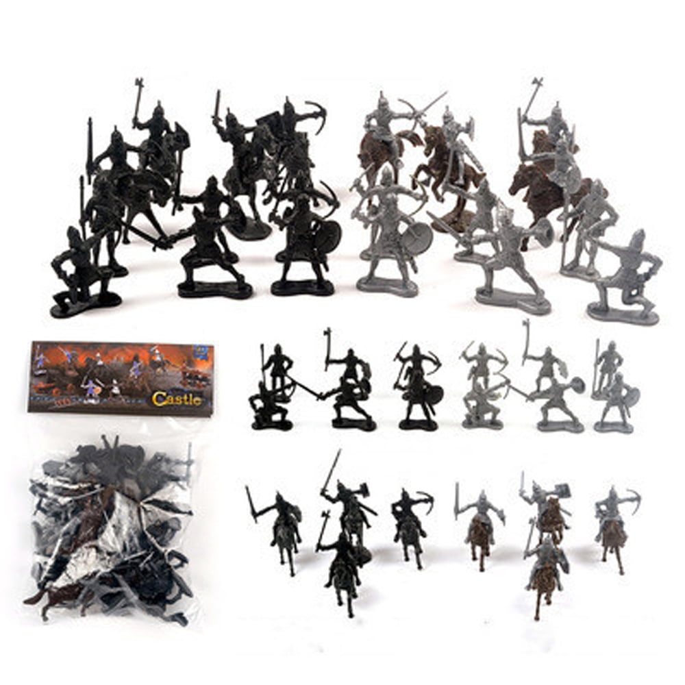 Kids Toy Plastic Toy Figures Warriors Soldiers Men Army Men Static ...