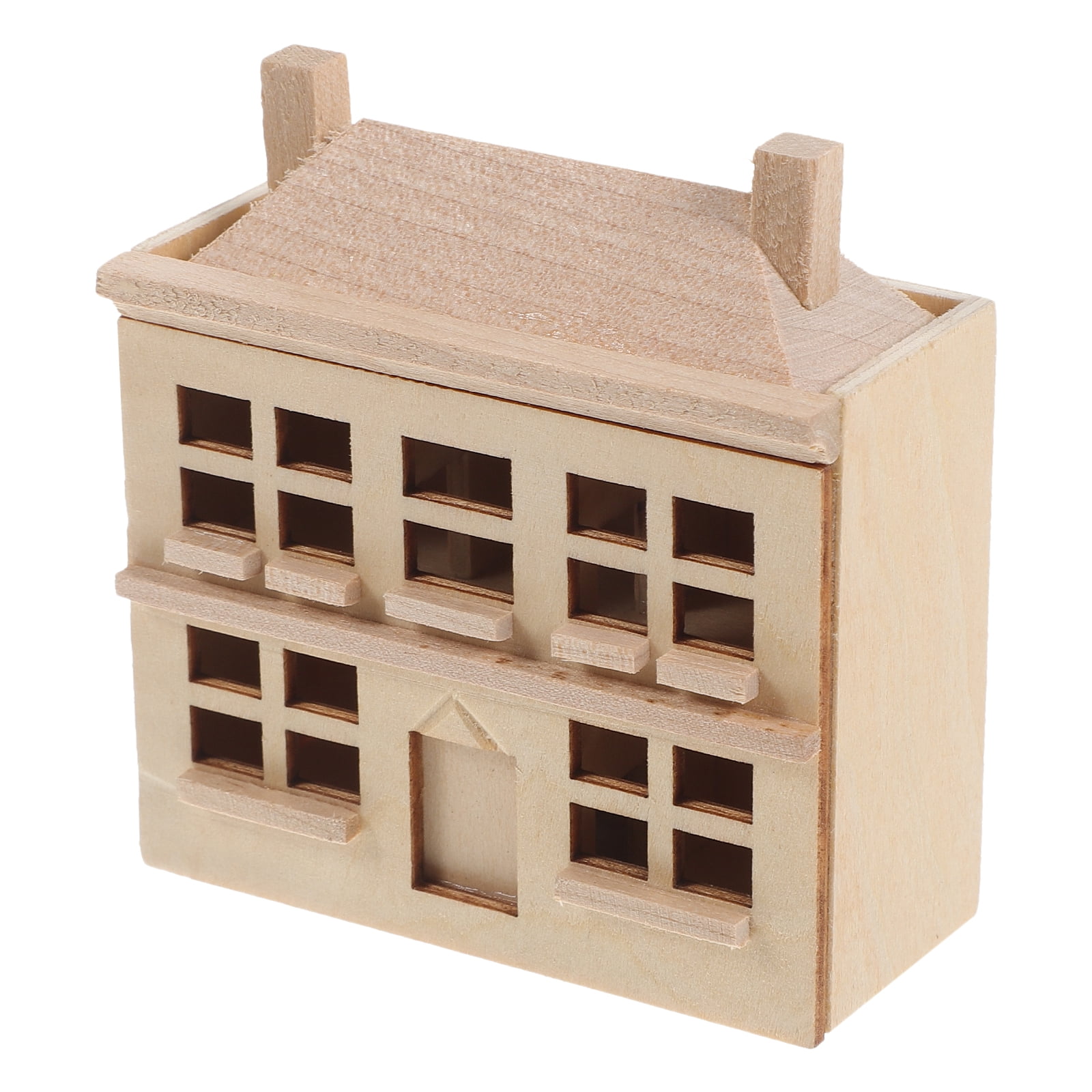 Kids Toy Playset Doll House Furniture Models Miniature Villa Tiny ...