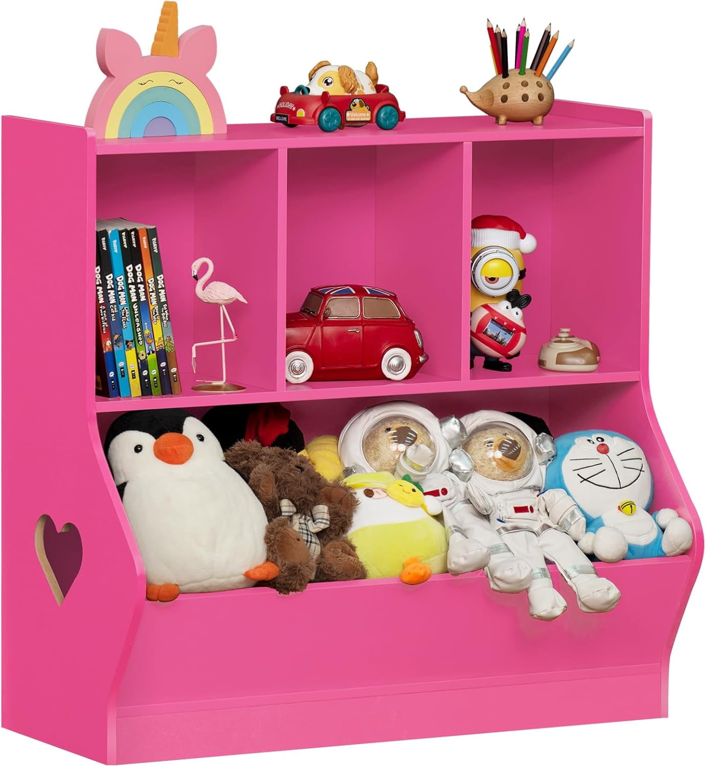 Kids Toy Storage Organizer, 3 Tier Children Small Bookcase and ...