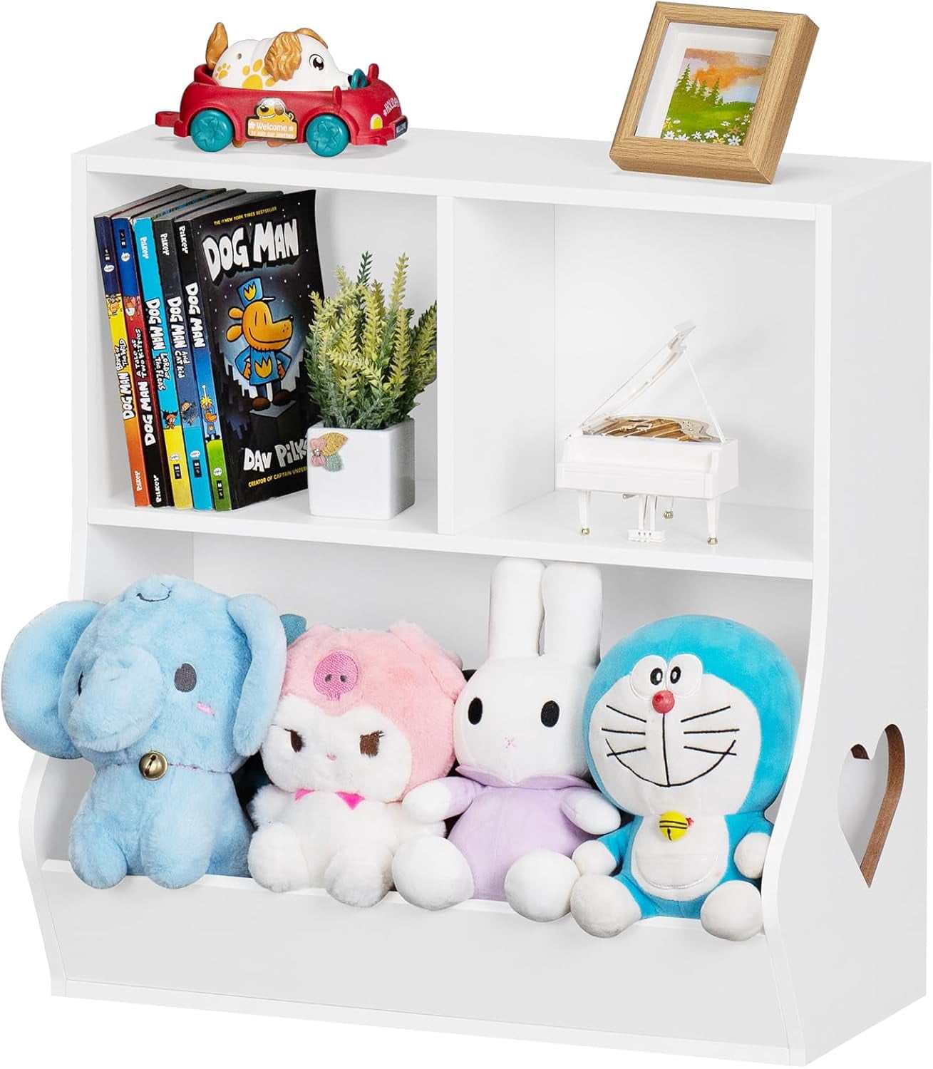 Kids Toy Storage Organizer, 3 Tier Children Small Bookcase and ...