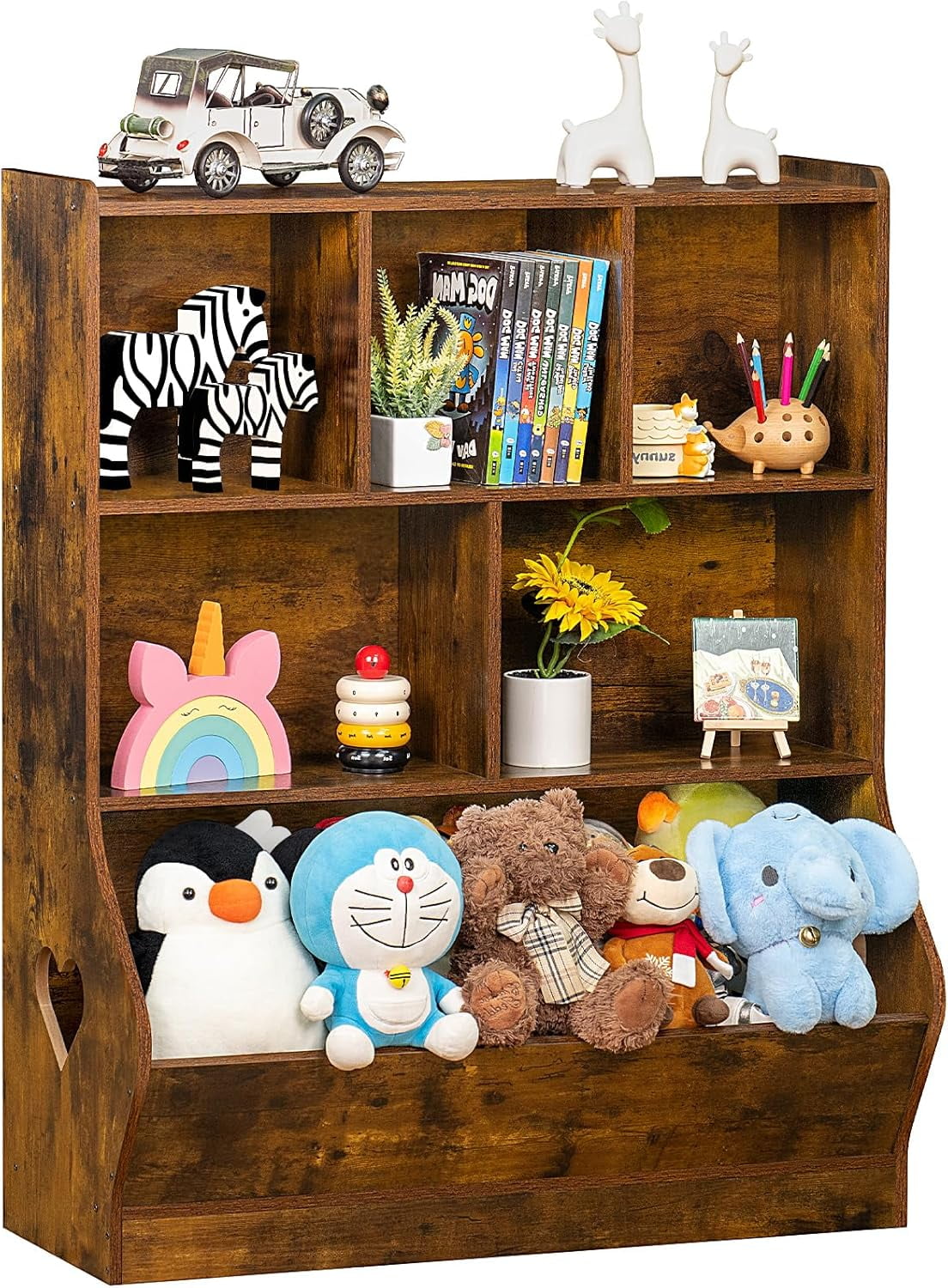Kids Toy Storage Organizer, 3 Tier Children Small Bookcase and ...