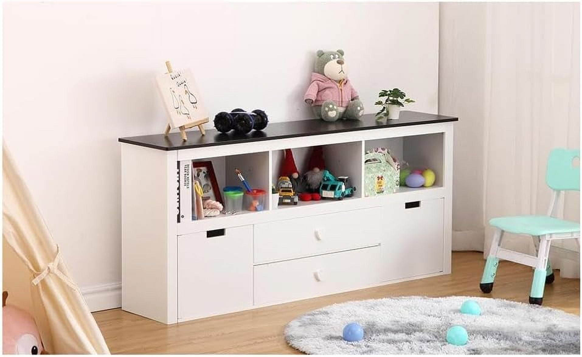 Kids Toy Storage Organizer , Toy Organizer Bins, with 2 Drawers ...