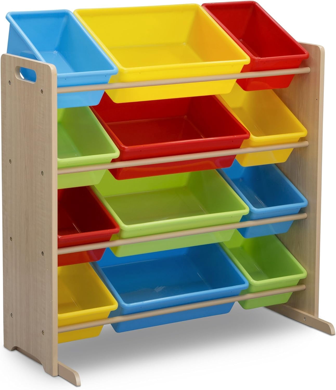 Kids Toy Storage Organizer with 12 Plastic Bins - Greenguard Gold ...