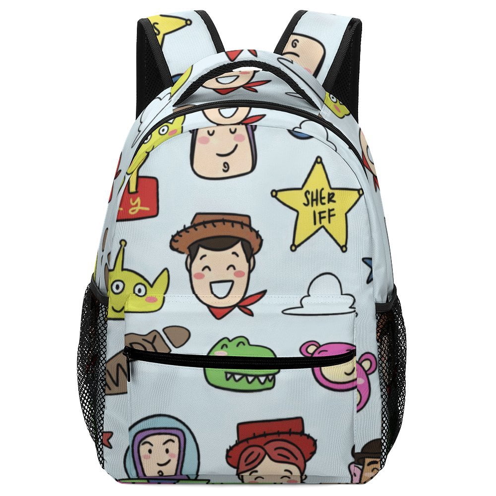 Toy Story Backpack with Safety Whistle Comfortable Book Bag Great for ...