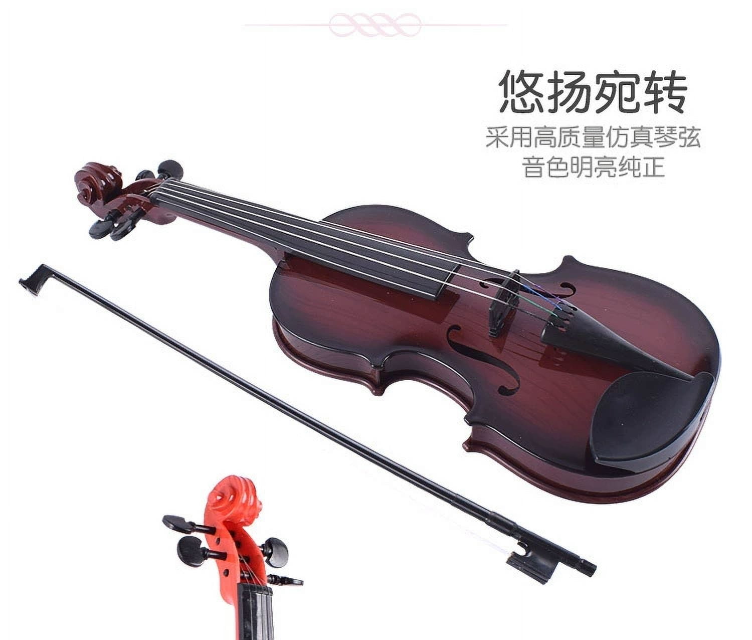 Kids Toy Violin with 4 Adjustable Strings,Violin Kids Beginner With ...