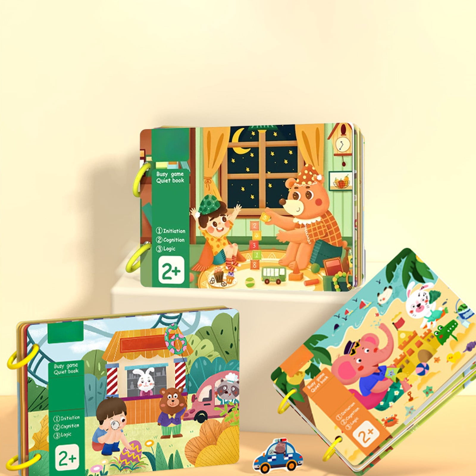 Kids Toys under $5 Fufafayo Busy Book for Toddlers 3+ Year Old ...