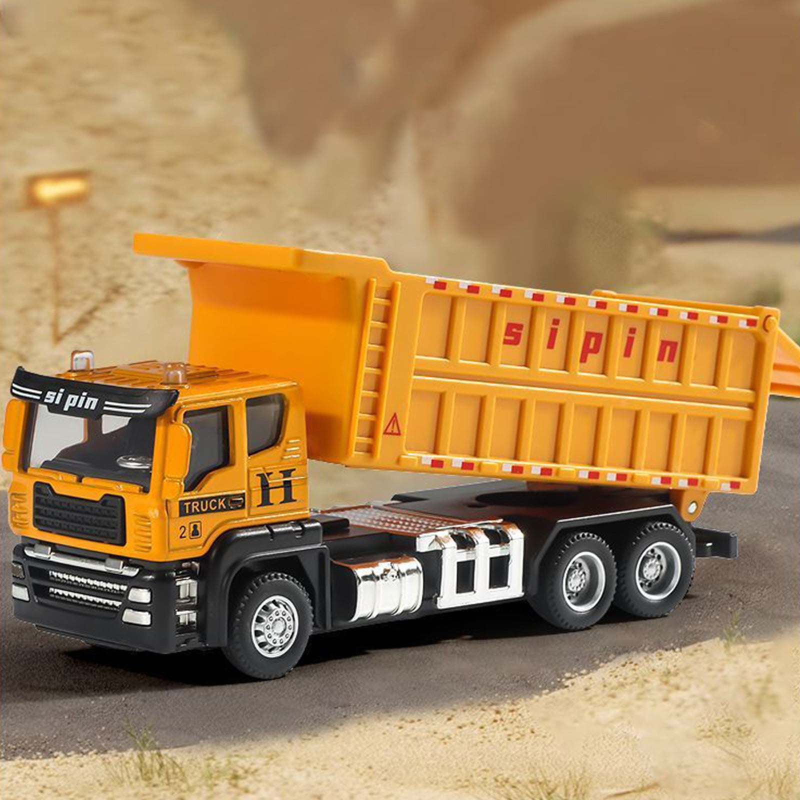 Kids Toys under $5 Fufafayo Engineering Construction Truck Toy, Mini ...