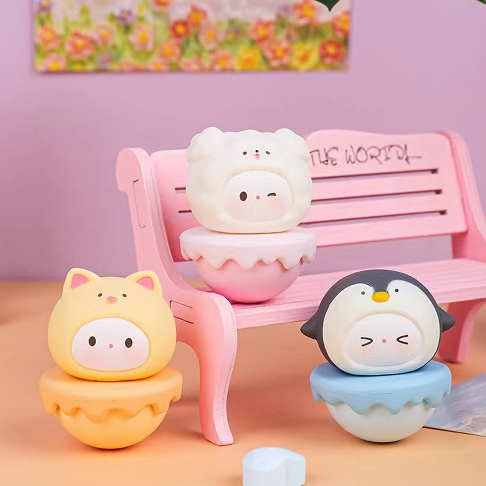 Kids Toys under $5 Fufafayo Mini Animal Tumbler Toy Set for Kids Party ...