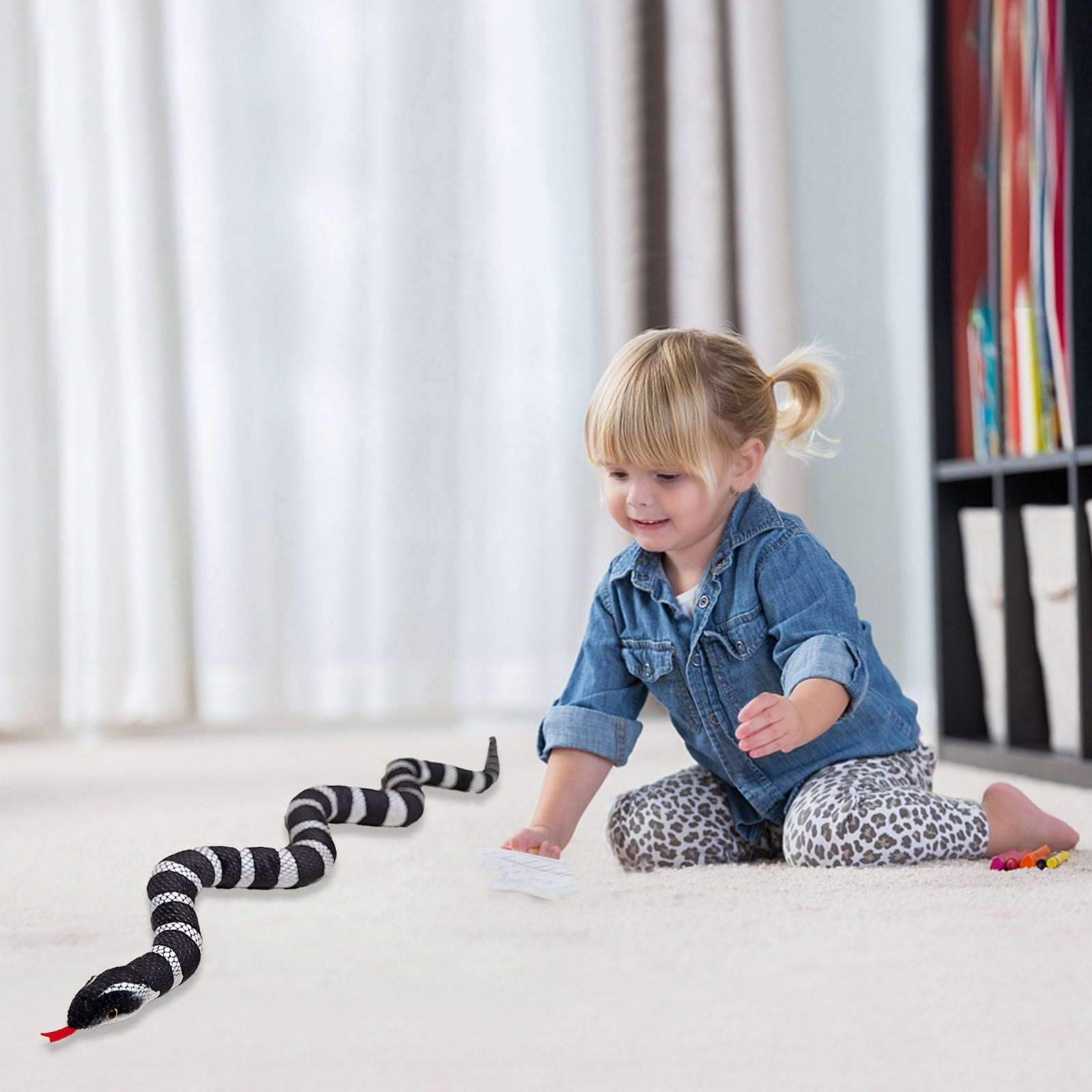 Kids Toys under $5 Fufafayo Snake Plush, Stuffed Snake Animal, Large ...