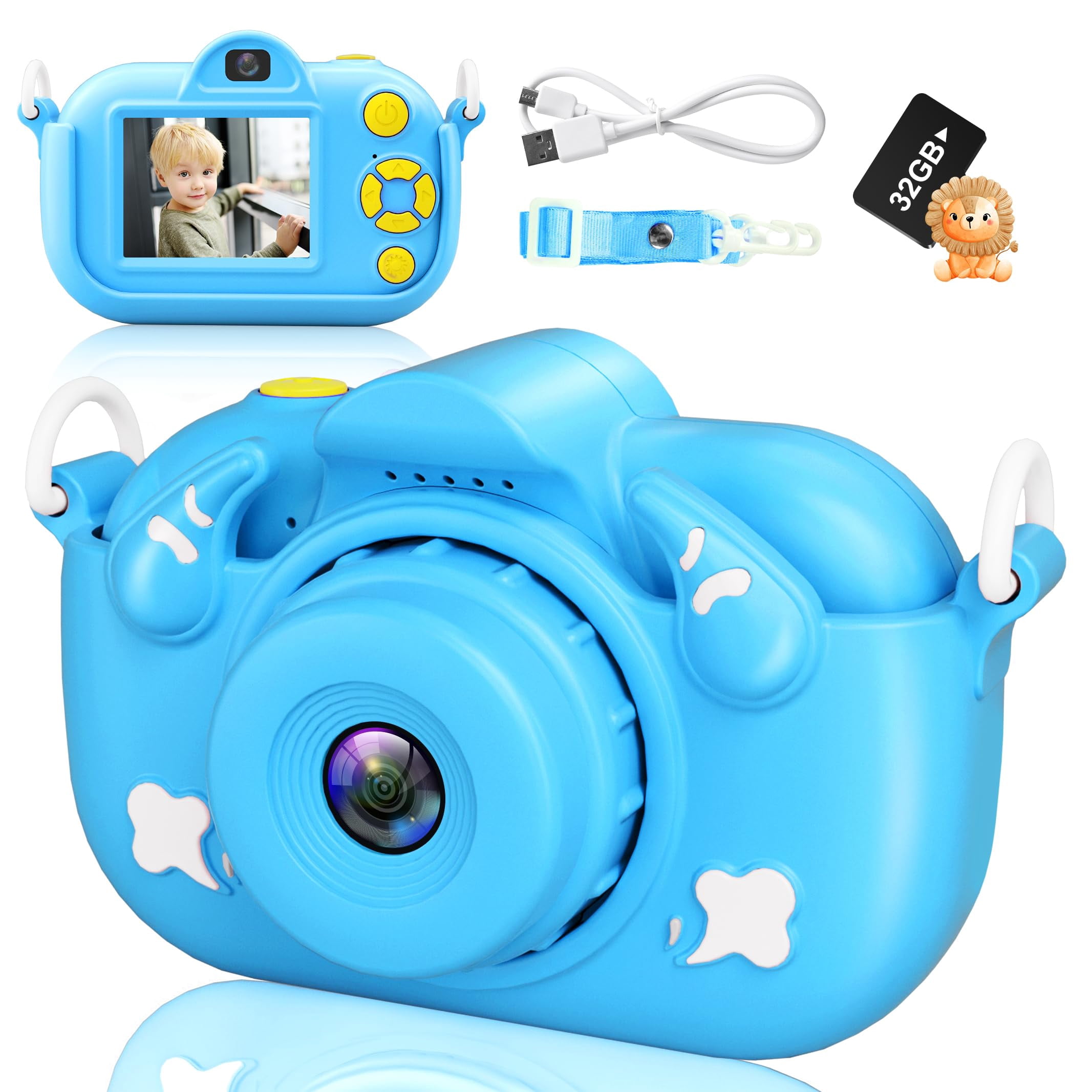 Kids Toys, 6 Year Old Girl Gifts, Camera for Kids, Toddler Camera with ...