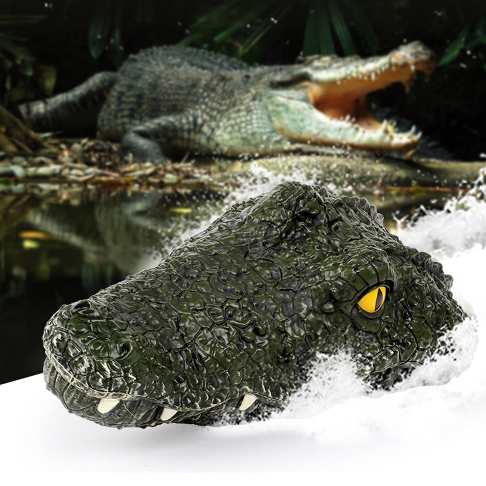 kkbbma 2.4 GHz Remote Control Alligator Head RC Boats for Adults and ...