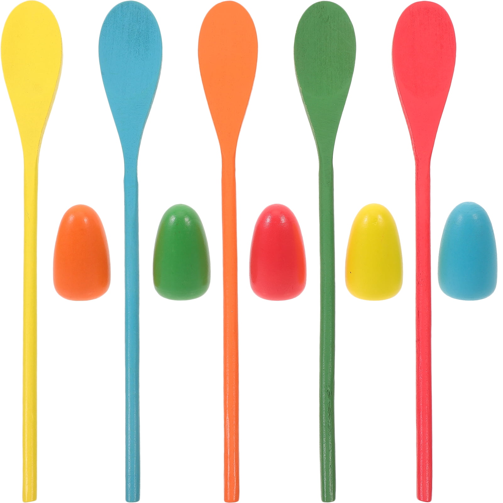 Kids Toys Interactive Egg Spoon Race Game Balance Training Equipment ...