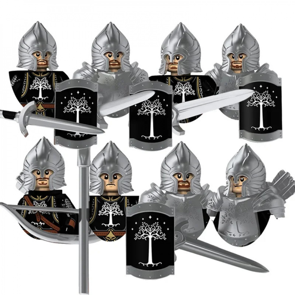 Kids Toys Lord Rings Series Action Figures Gondor Soldiers Medieval ...
