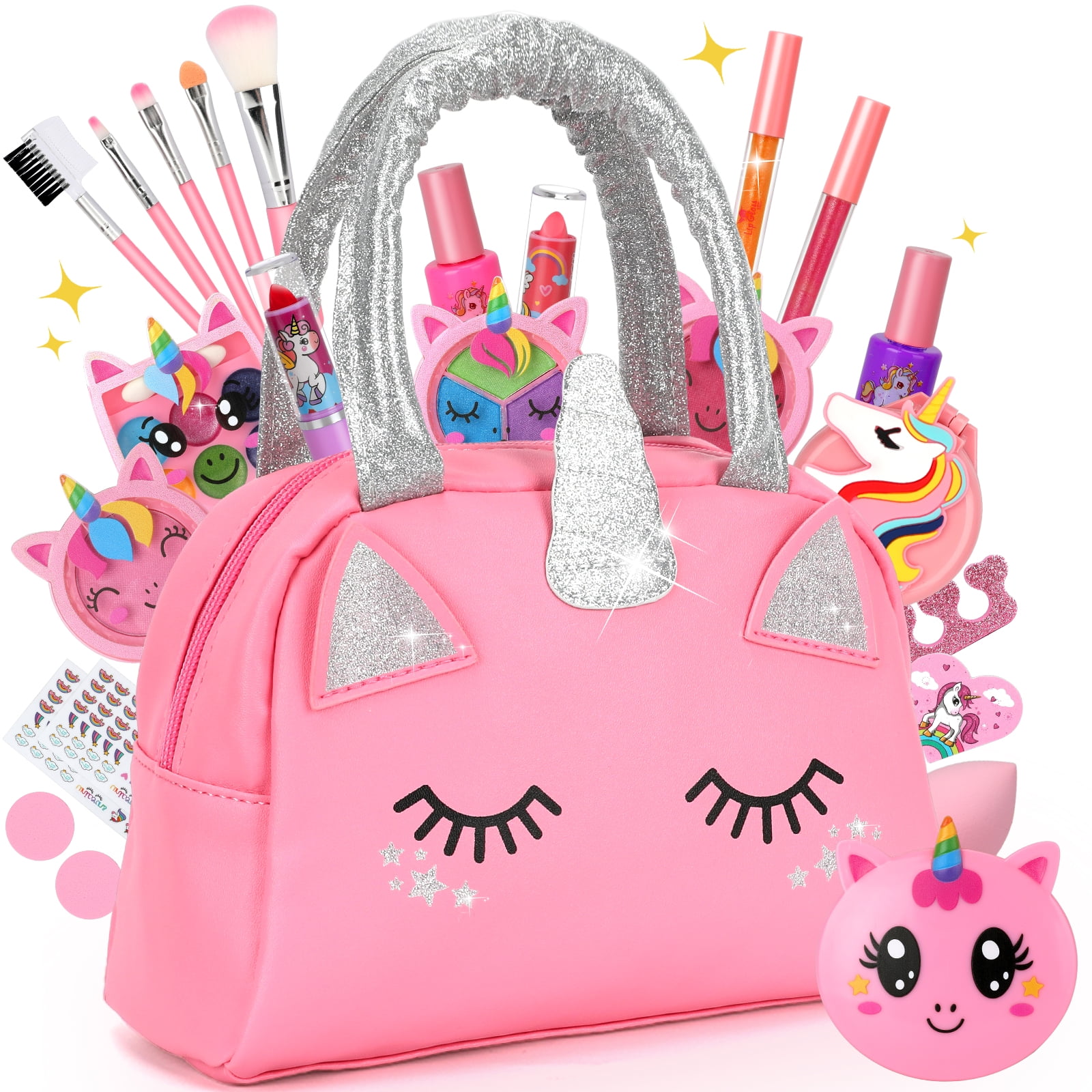 Kids Toys Makeup Kit for Girl, Sendida Makeup Set with Cute Bag ...