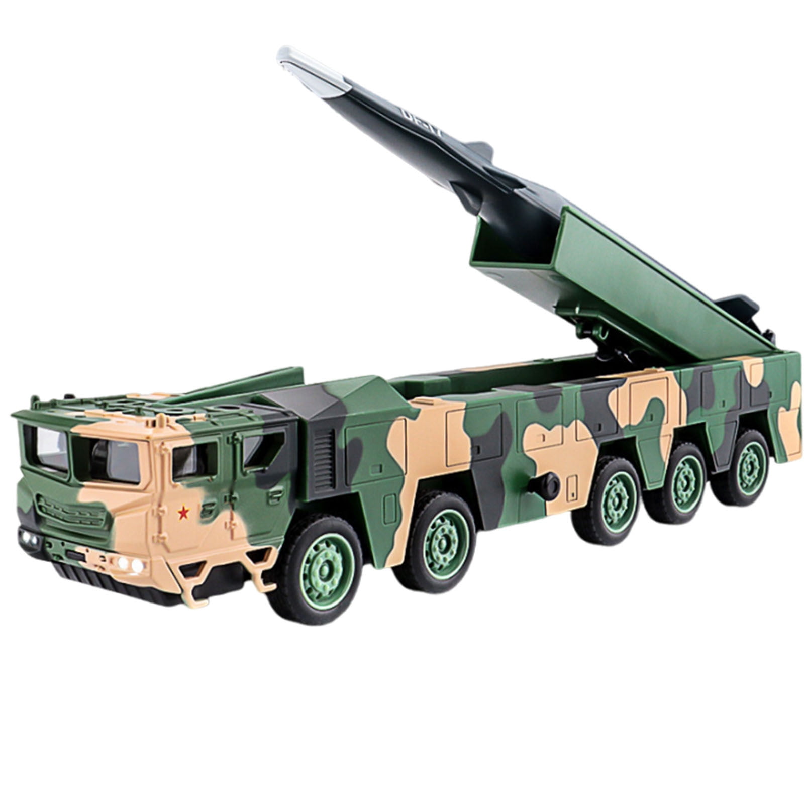Kids Toys Missile Model Military Toy Simulation Alloy Car Model Sliding ...