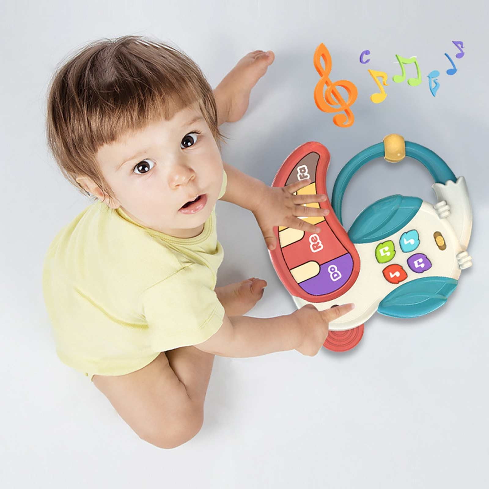 Kids Toys under $5 Fufafayo Baby Piano Toy - Piano Keyboard Light Sound ...