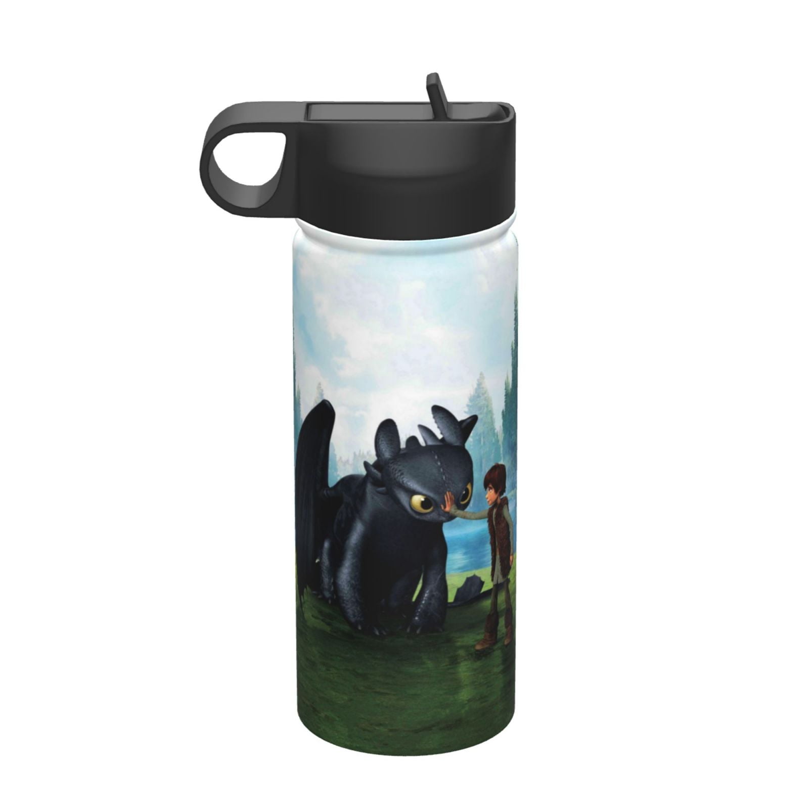 Kids How To Train Your Dragon Toothless Water Bottle Vacuum Insulated ...