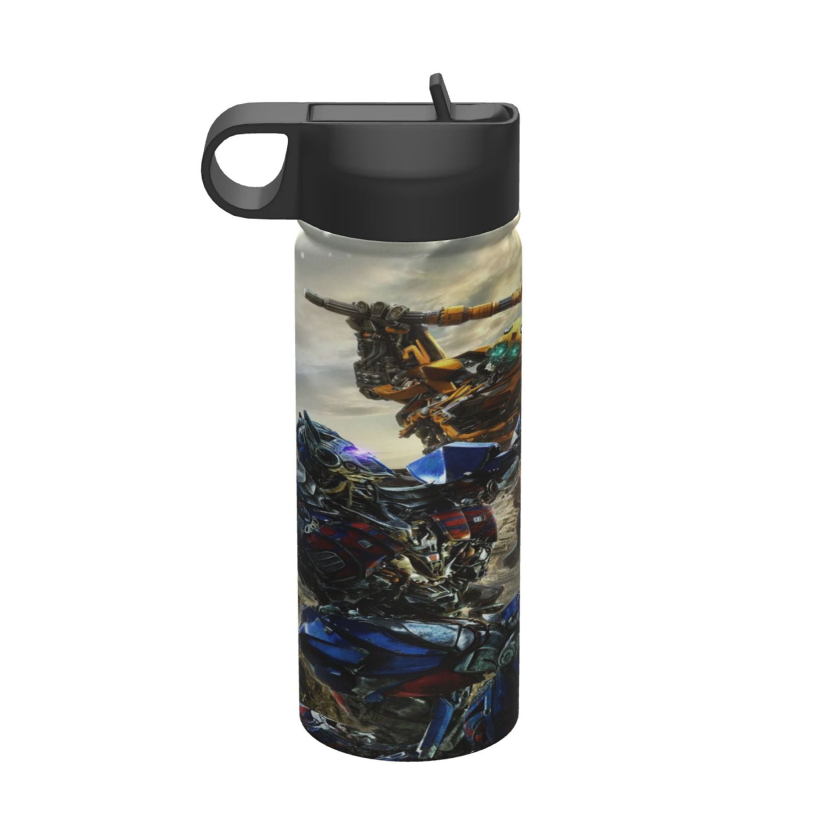 Kids Transformers Water Bottle Vacuum Insulated Stainless Steel Thermos ...