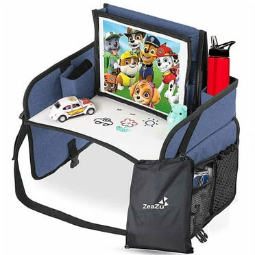 Upgraded Kids Travel Tray Car Seat Tray, YITUMU Waterproof Baby Seat ...